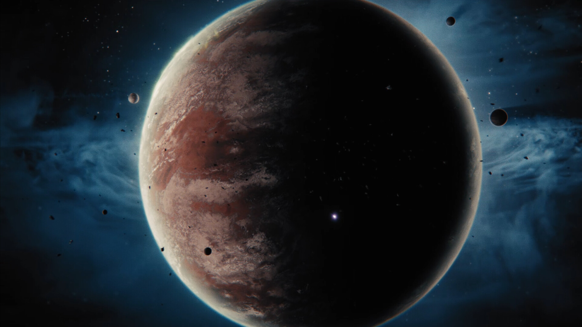 ArtStation - Alien Planet Matte Paintings - Orbit: Stranded