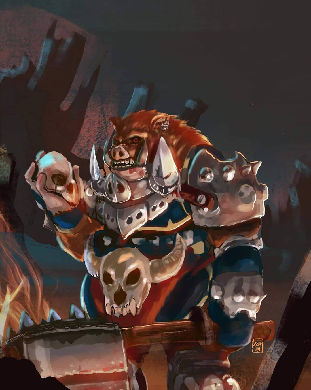 ArtStation - Uro, the Iron Butcher