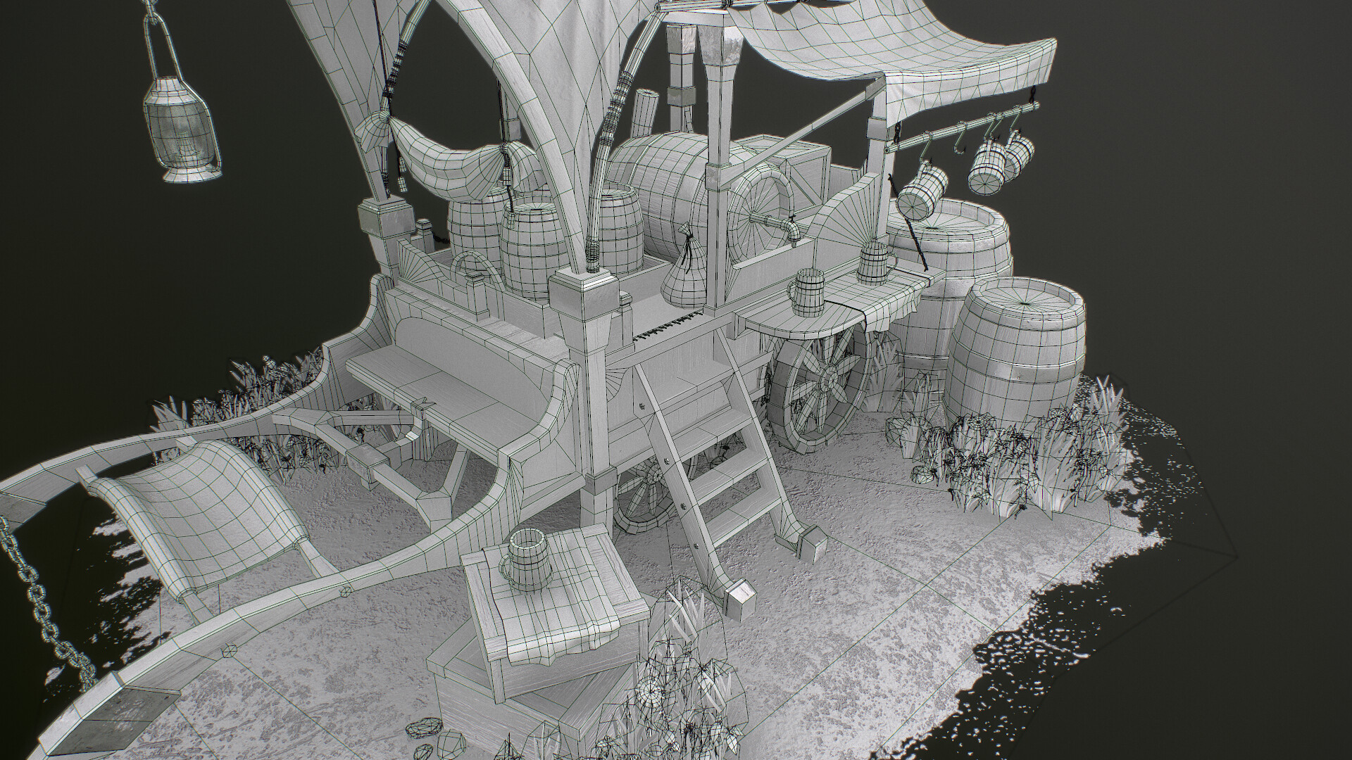 Louis Archambault - Medieval Wagon