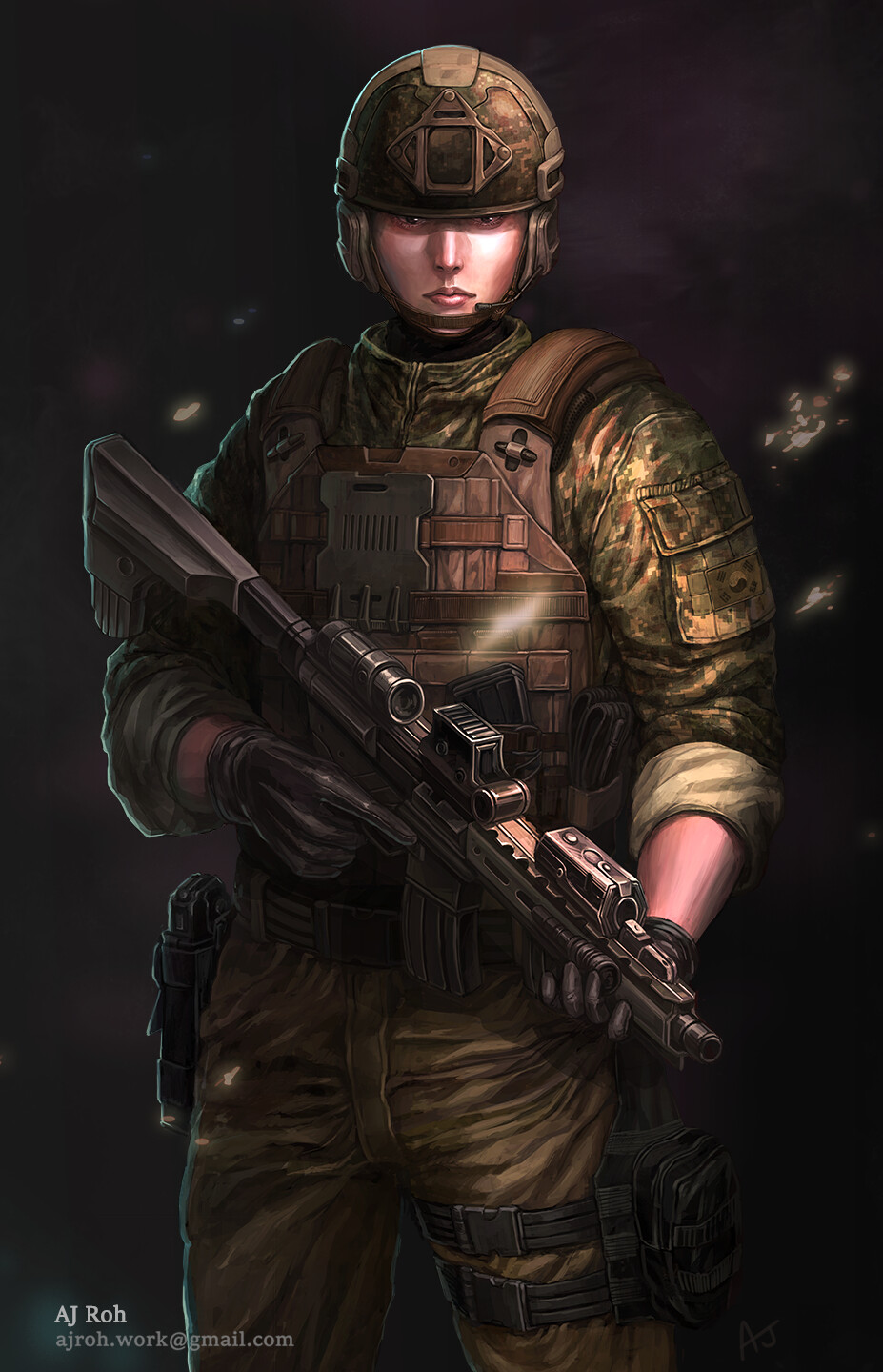 ArtStation - ROK UDT/Seal - Military Gear Study