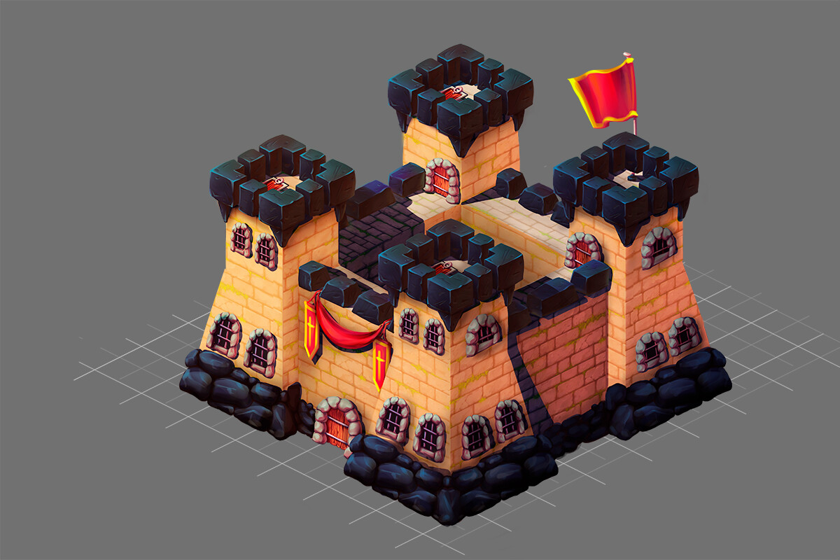 ArtStation - Isometric fort