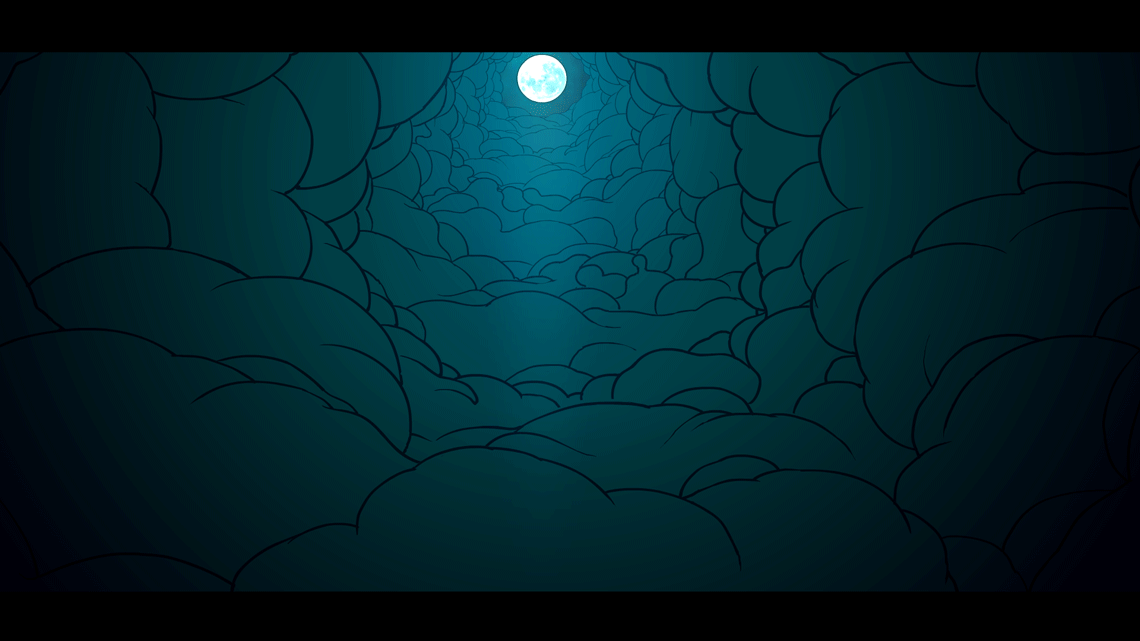 2d Full Moon ArtStation ''FULL MOON'' 2D VFX Animation