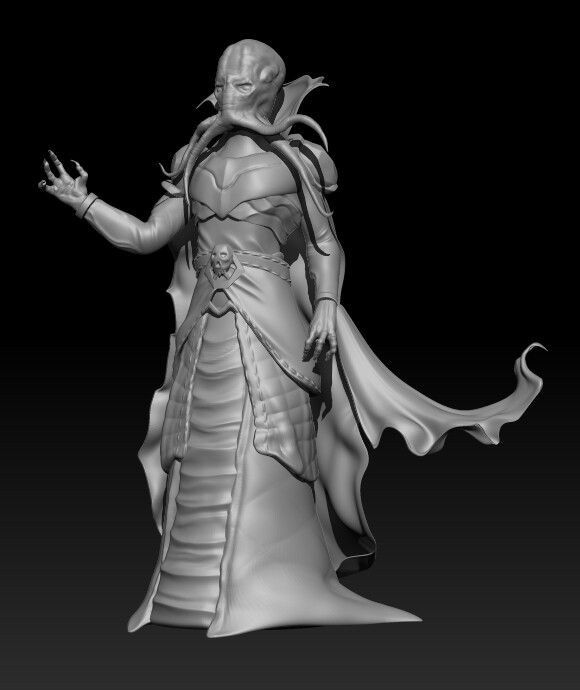 Antonis Skenteridis - Illithid - Dungeons & Dragons 3D Character