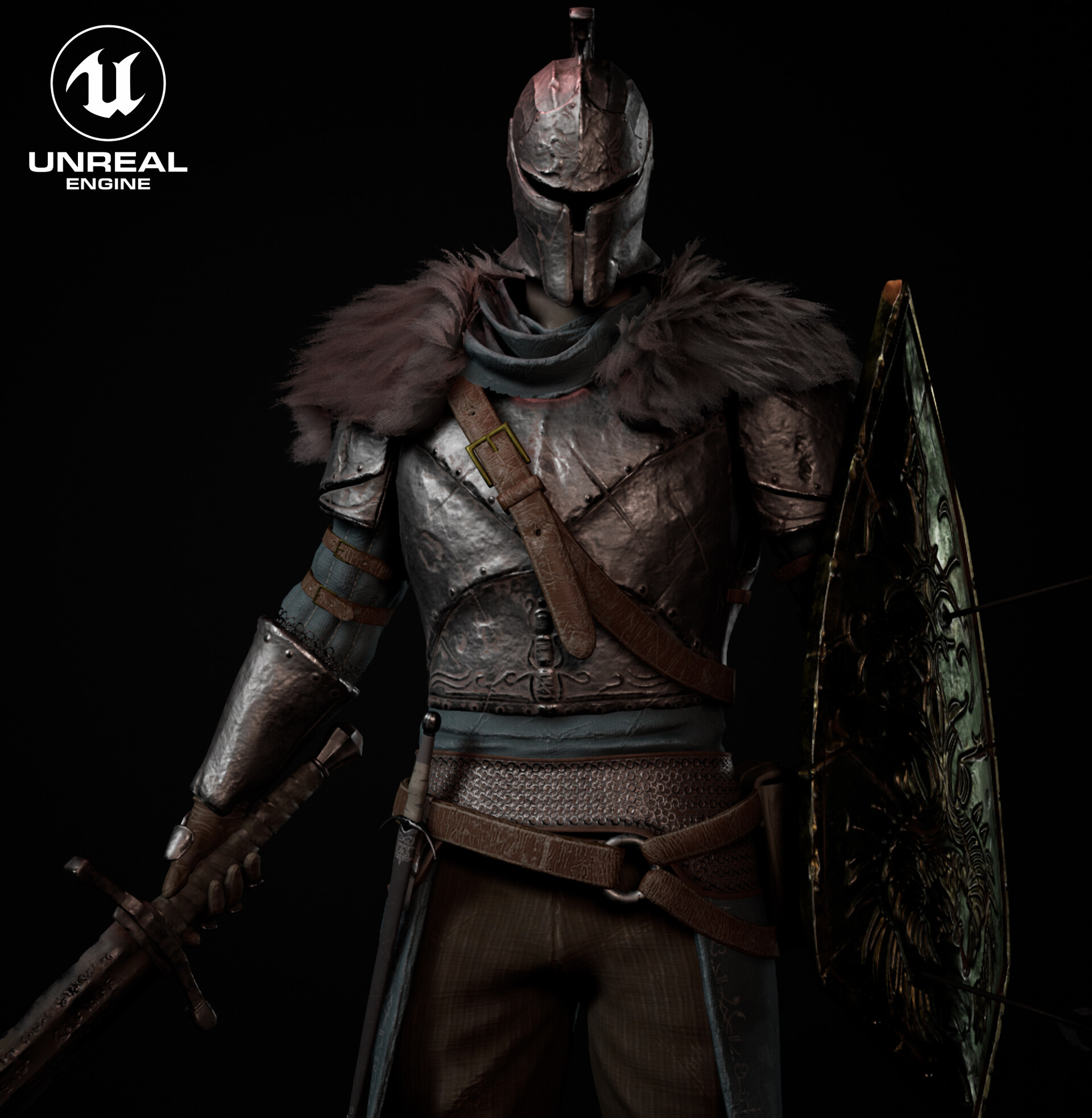 ArtStation - Forossa Lion Knight - Dark Souls Character