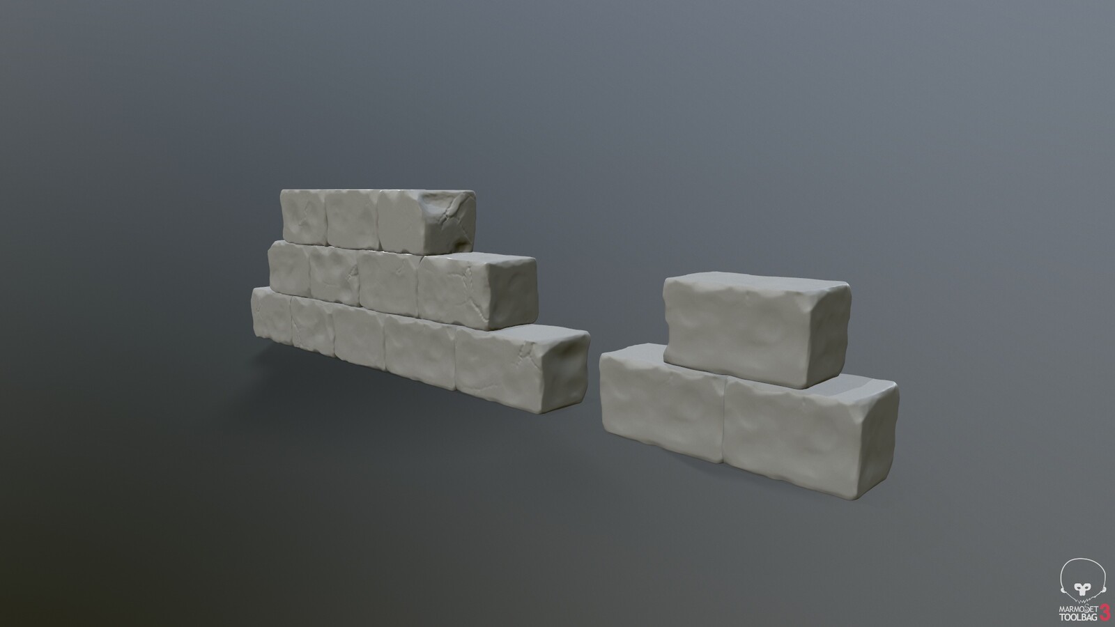 Leonardo Becerra - Low Poly brick wall