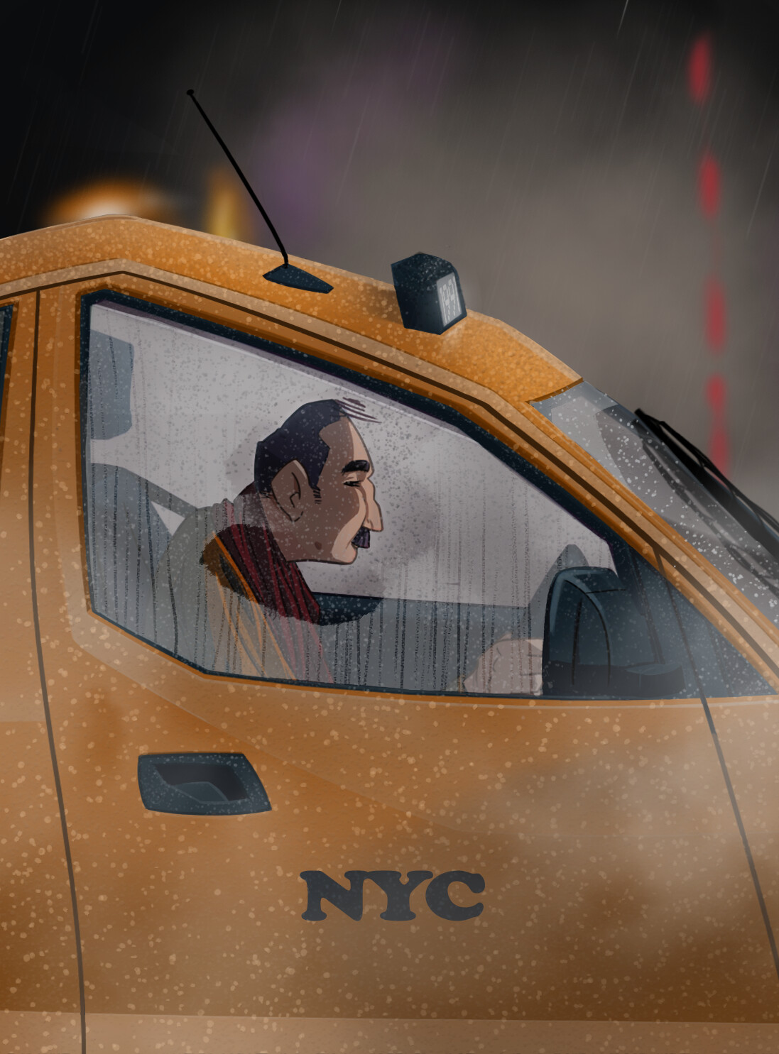 ArtStation - Taxi Driver
