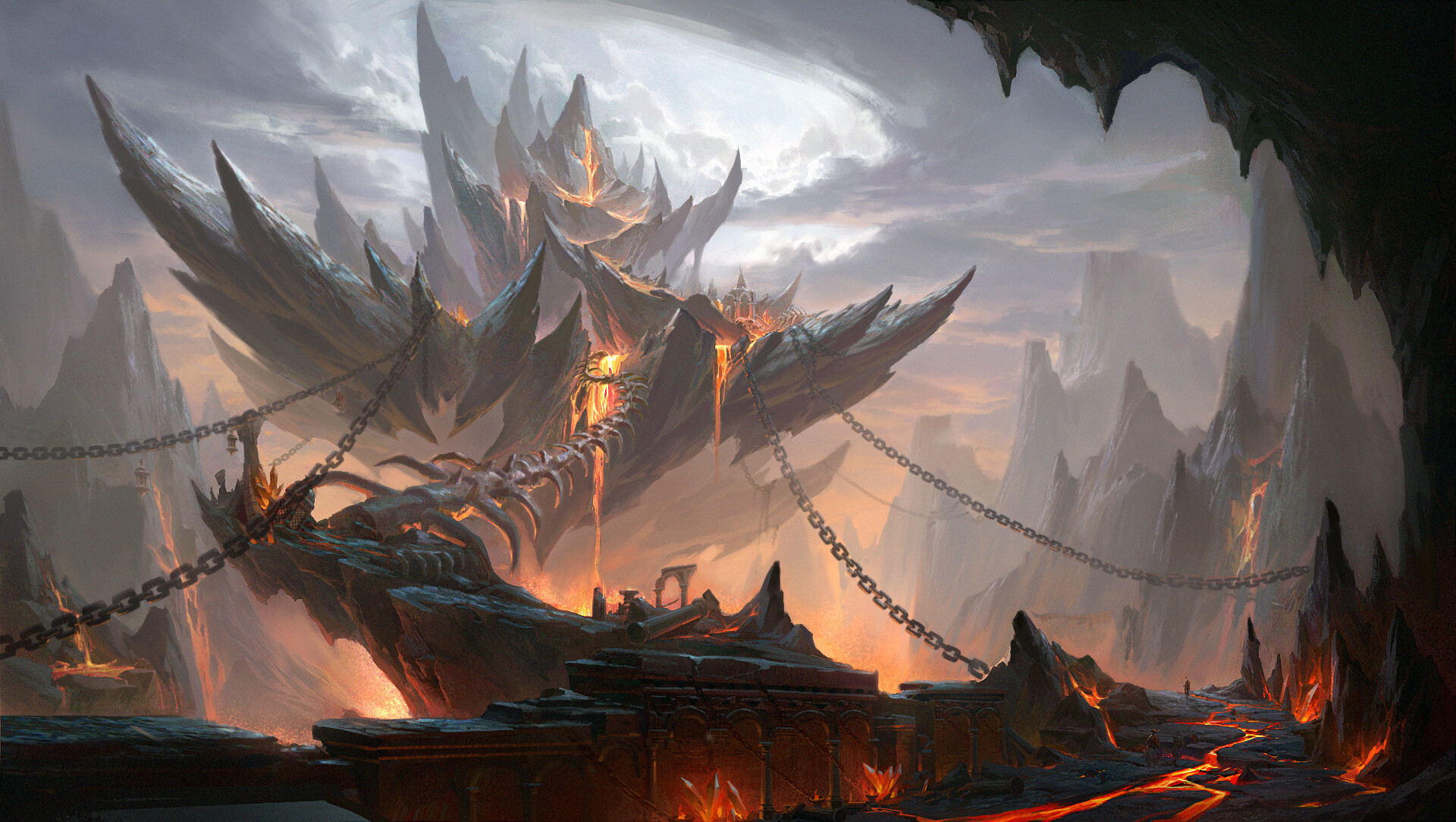 ArtStation - Lava prison