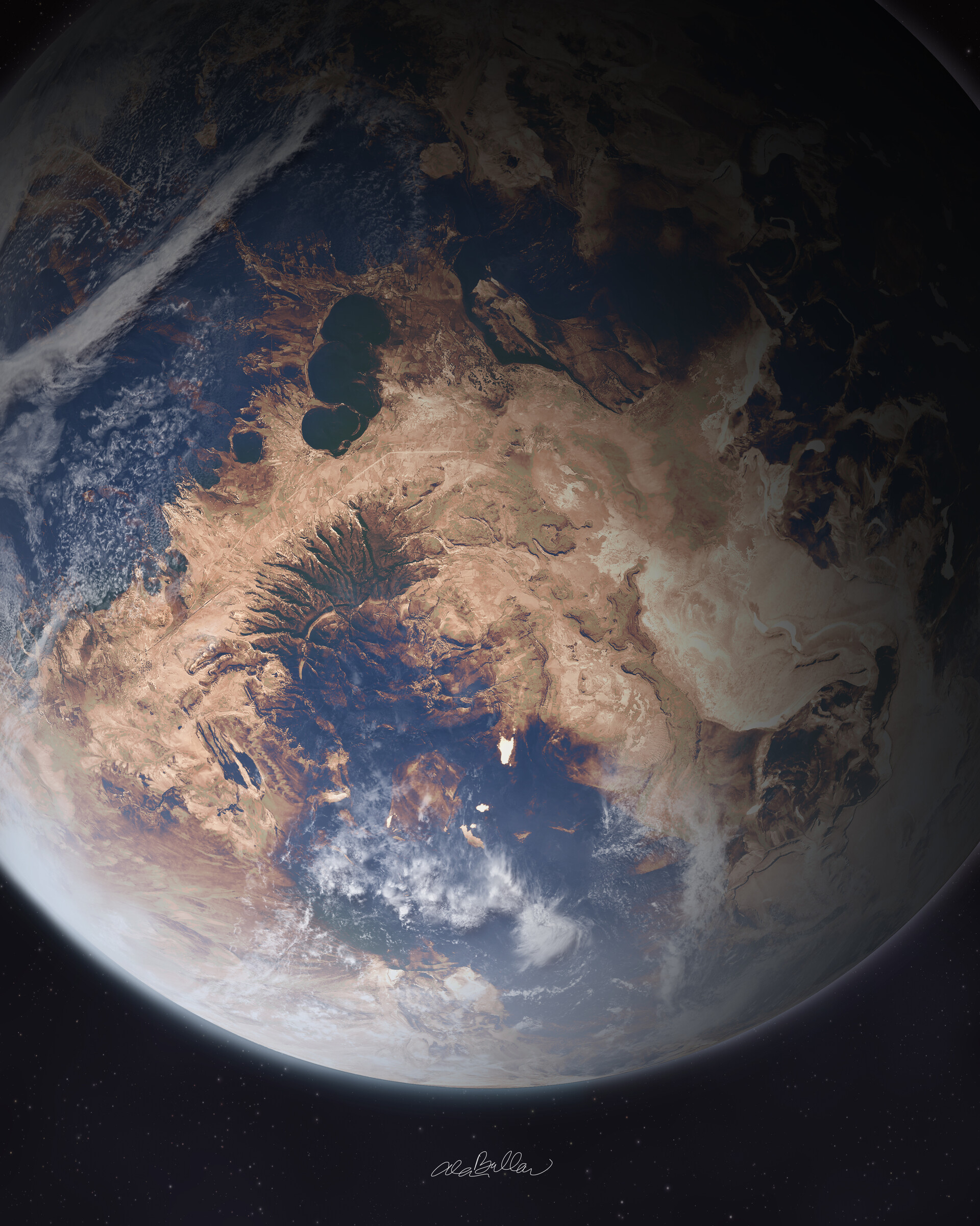 ArtStation - Exoplanet TOI 700D