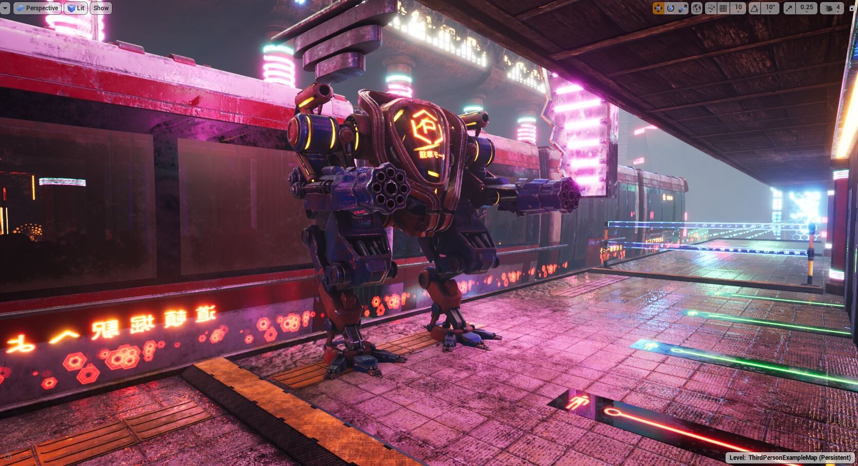 Samuel Felix Eugene Martono - Japanese Cyberpunk - UE4 Environment Reel