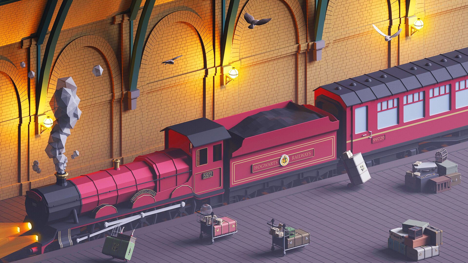 ArtStation - Hogwarts Express