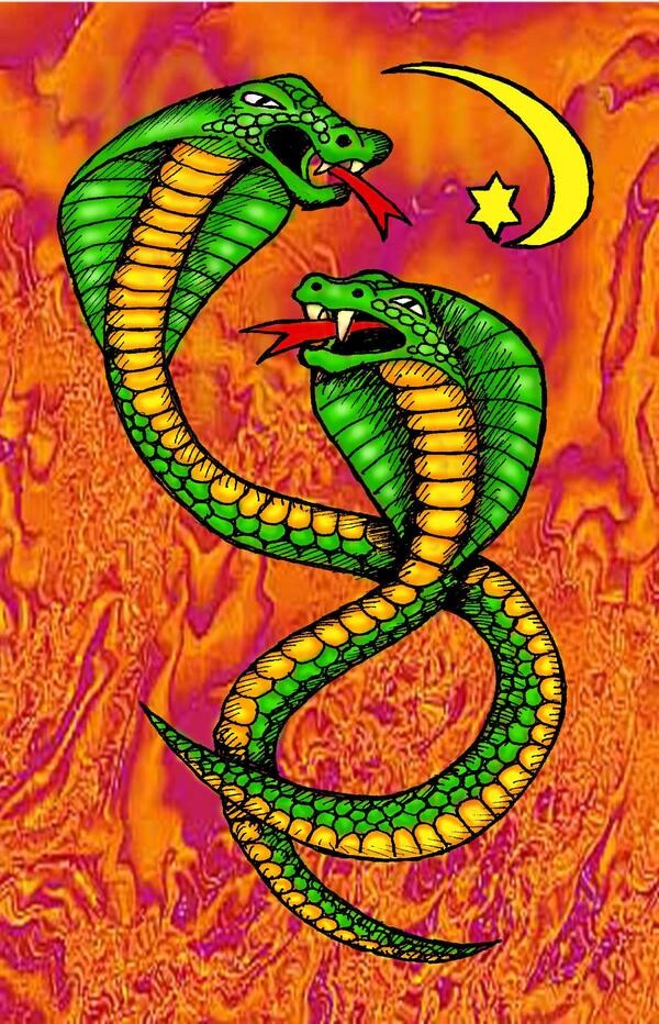 ArtStation - 2 Snakes Dancing