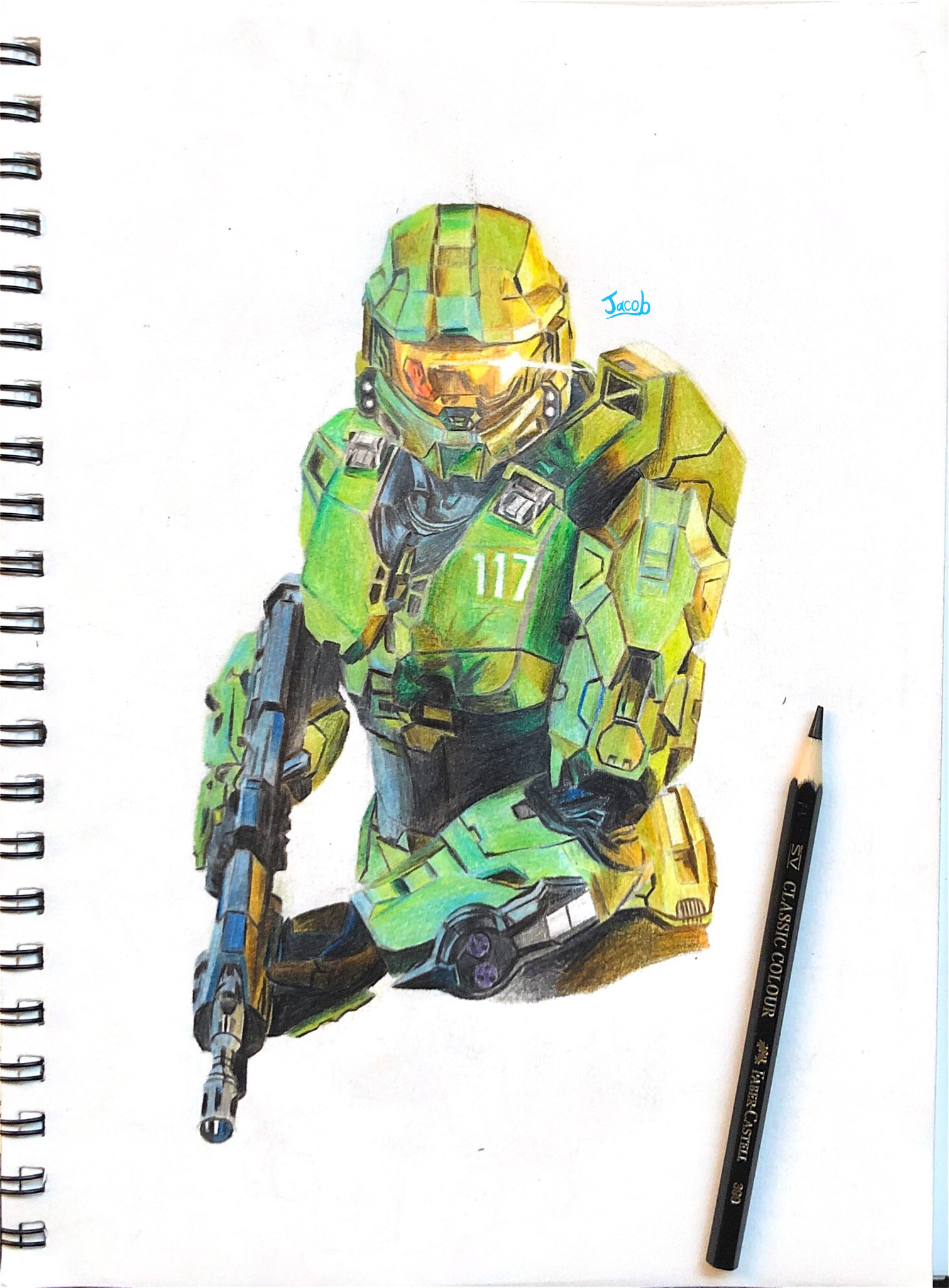 drawing halo