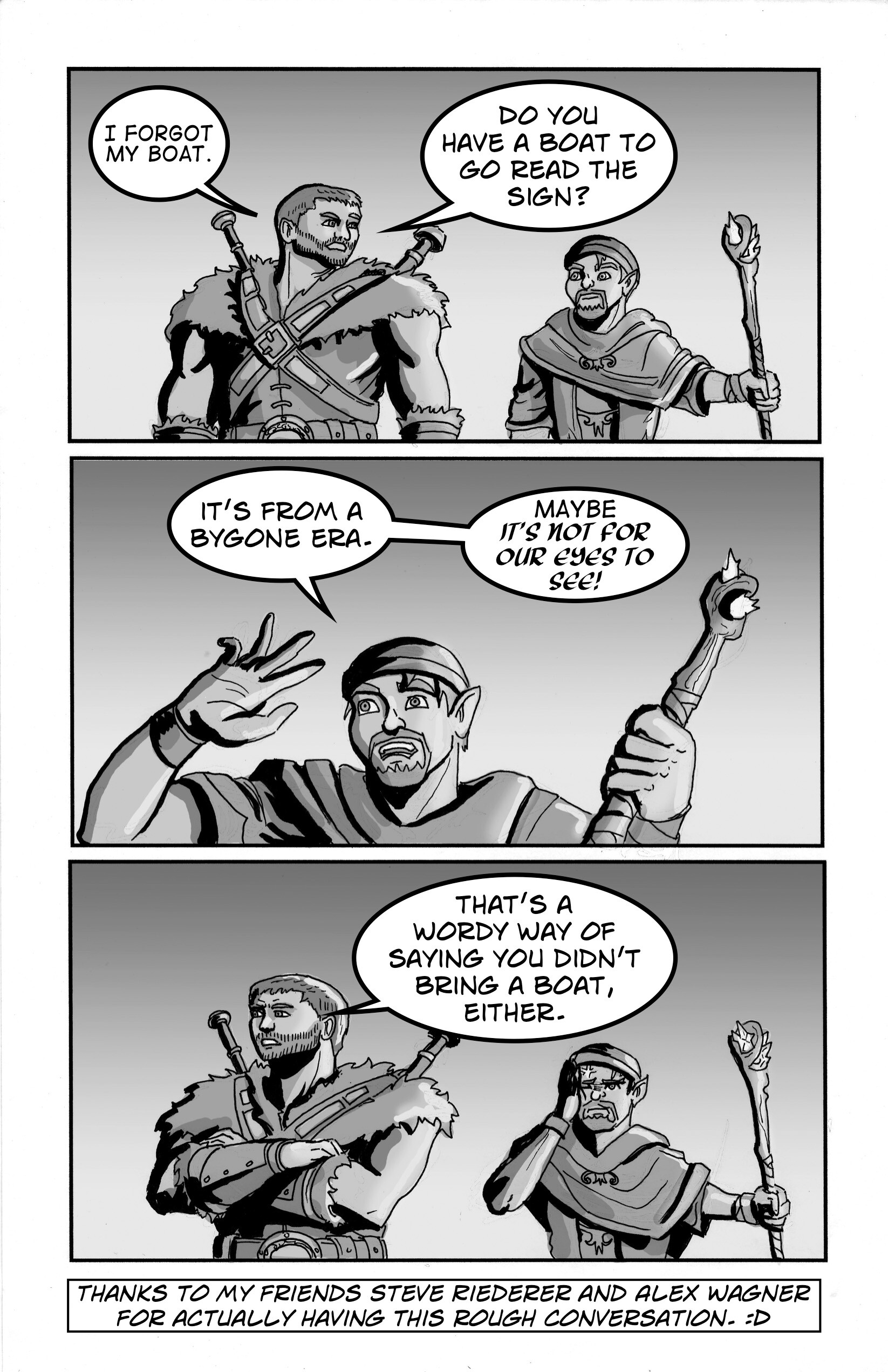 Michael Howe - The Sign - Comic Art