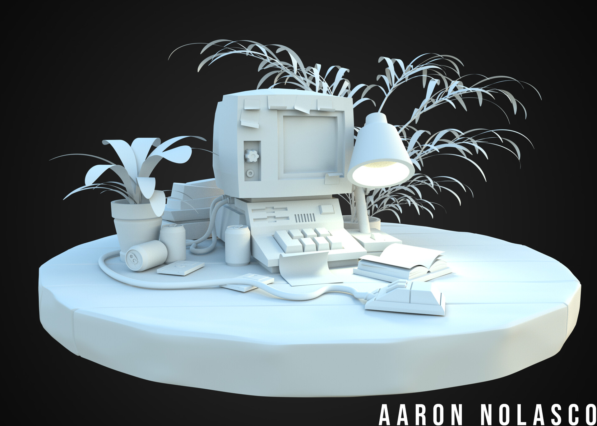 ArtStation - Stylized PC Scene