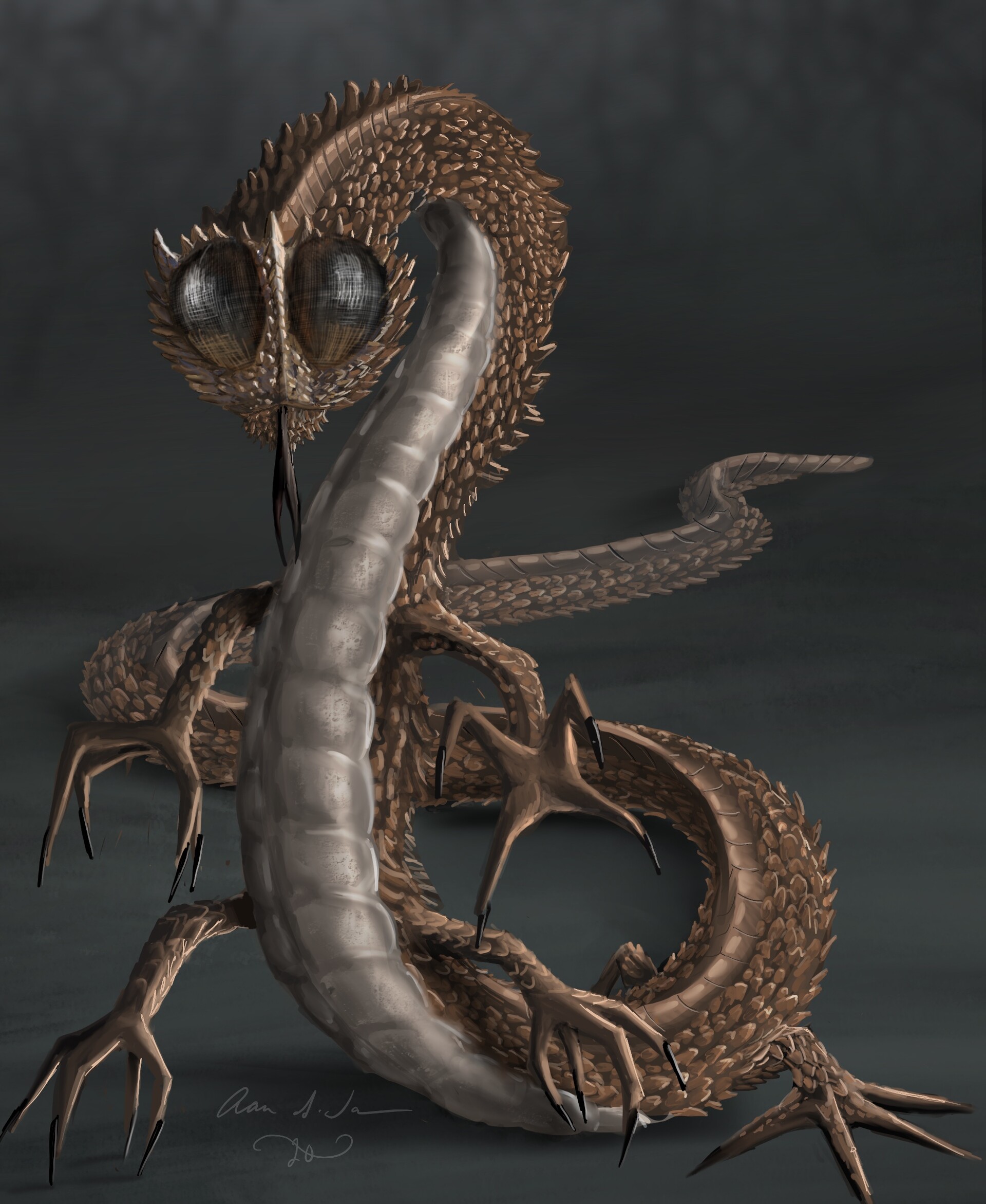ArtStation - Horror Serpent