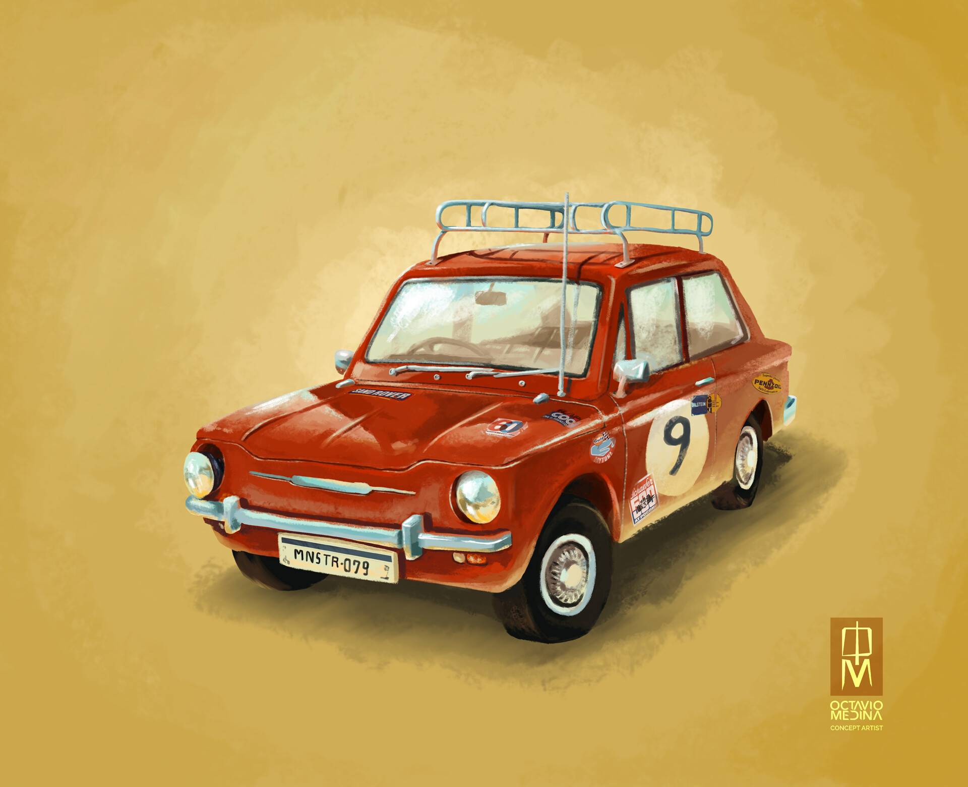 ArtStation - Red Car