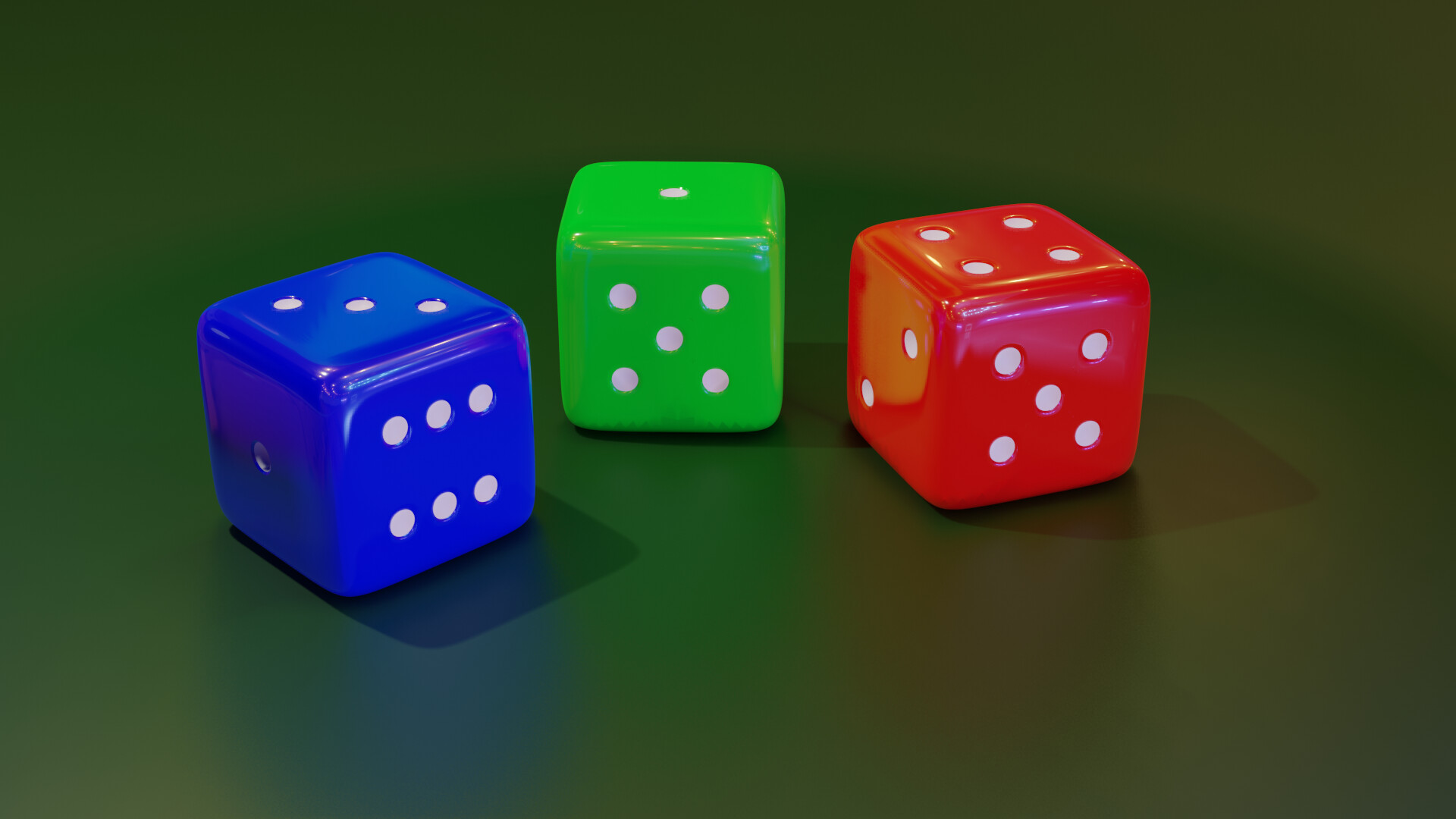 ArtStation - dice in blender 3d