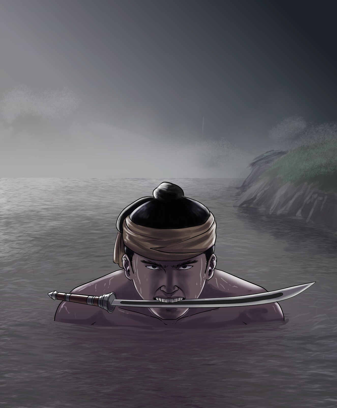 Ko Sai - The Assassin sneaks through the water