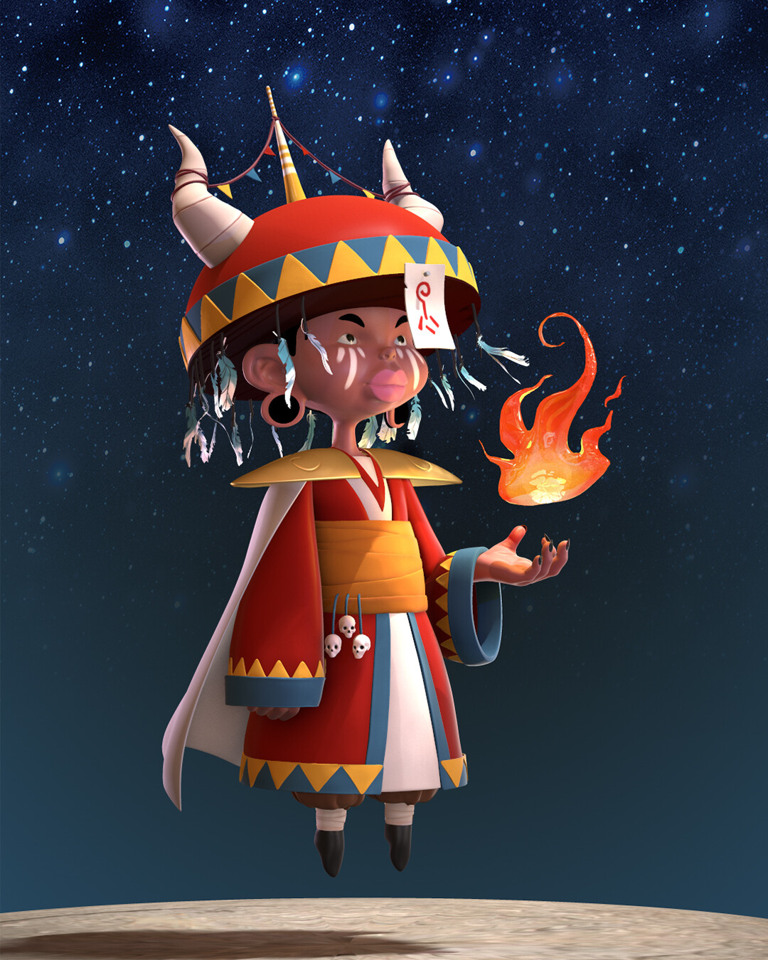 ArtStation - Tribal Wizard