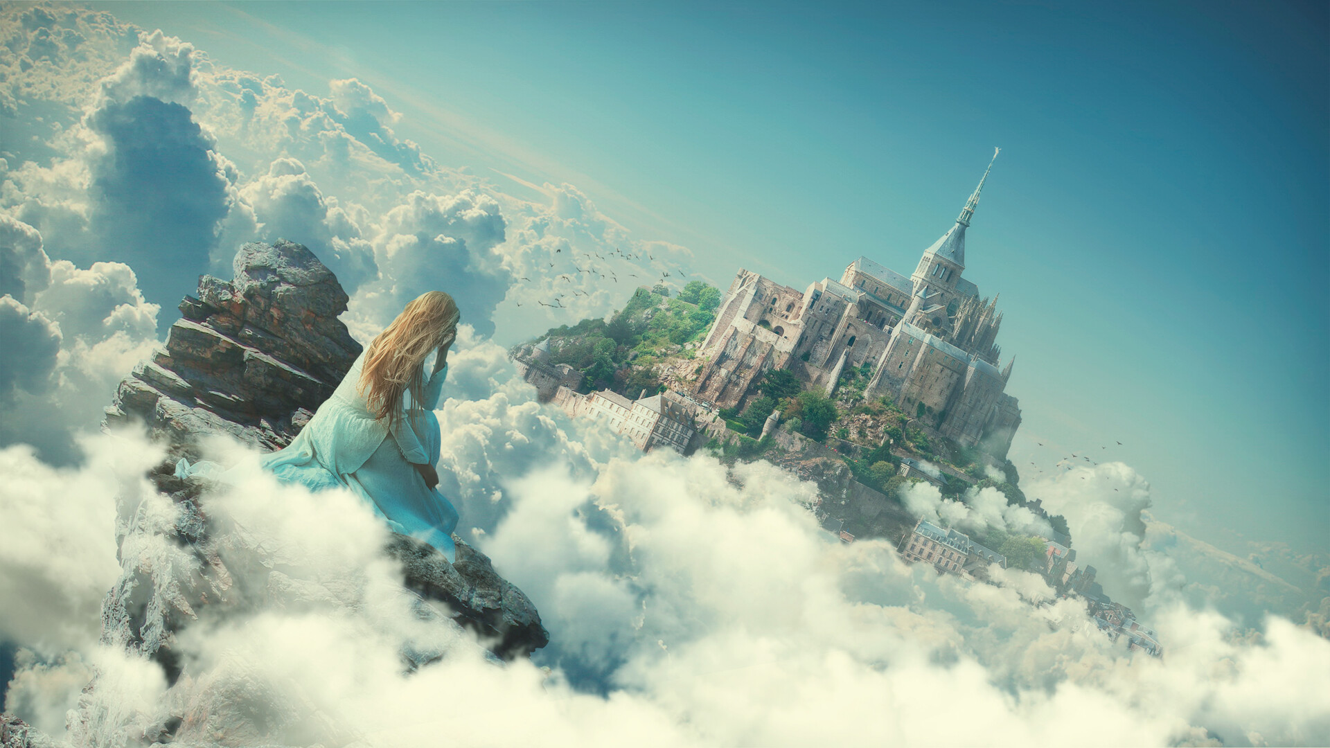 ArtStation - Sky castle