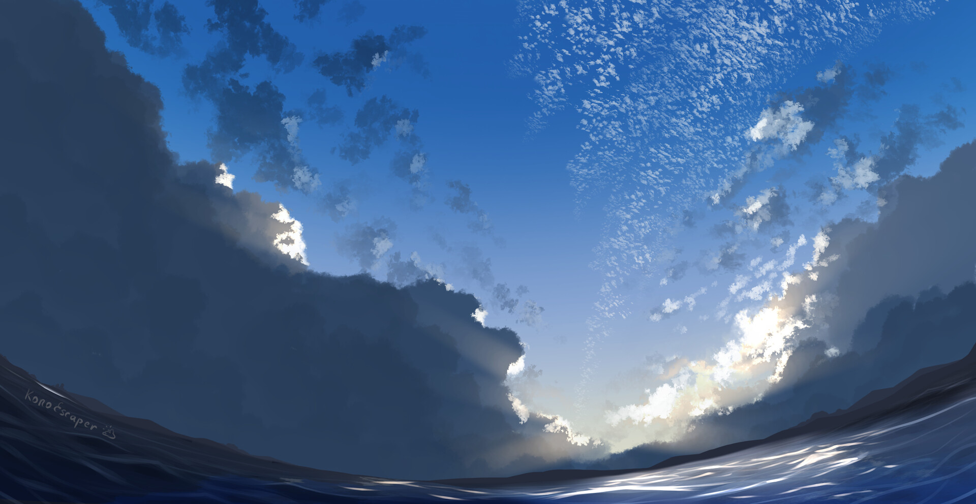 ArtStation - Sky sketch (2019)