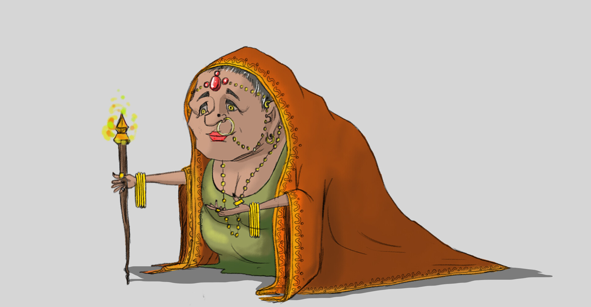 ArtStation - Gypsy lady