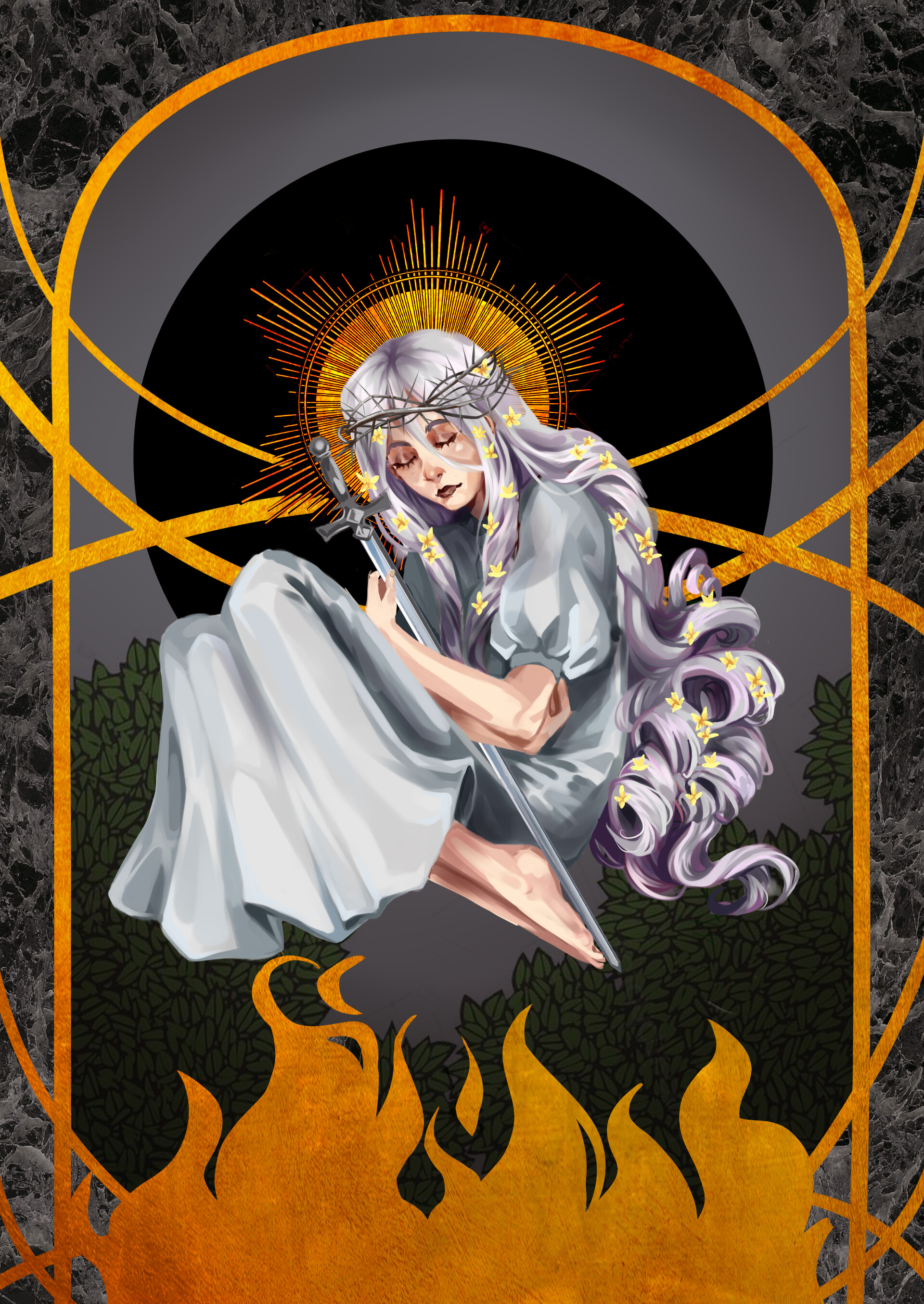 ArtStation - Burning the witch