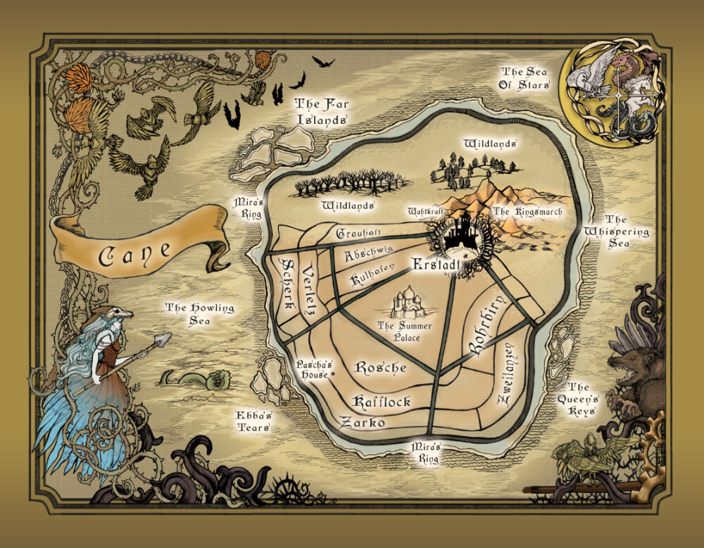 ArtStation - Winterspell World Map - Simon and Schuster