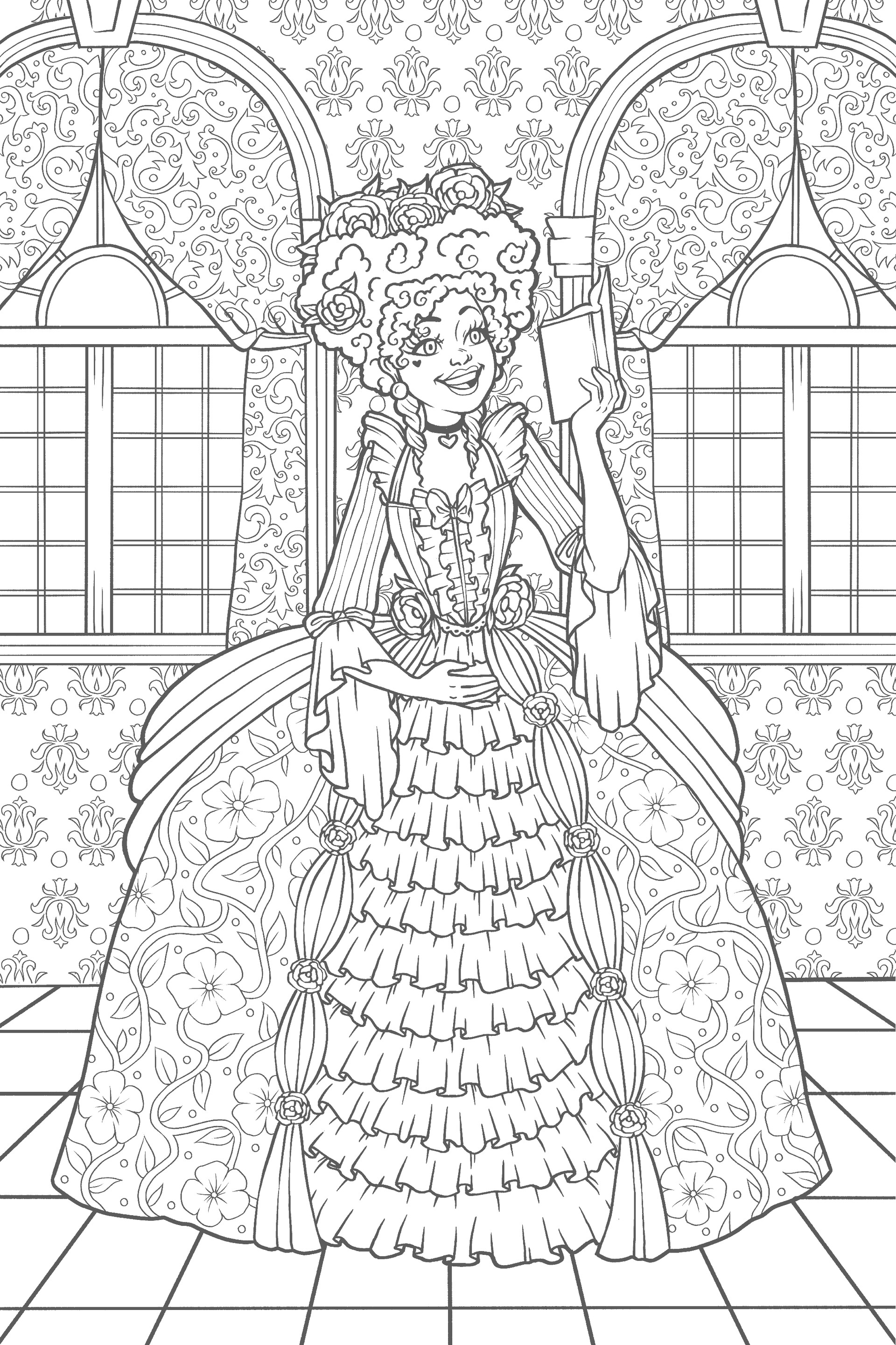 elle sparks coloring pages