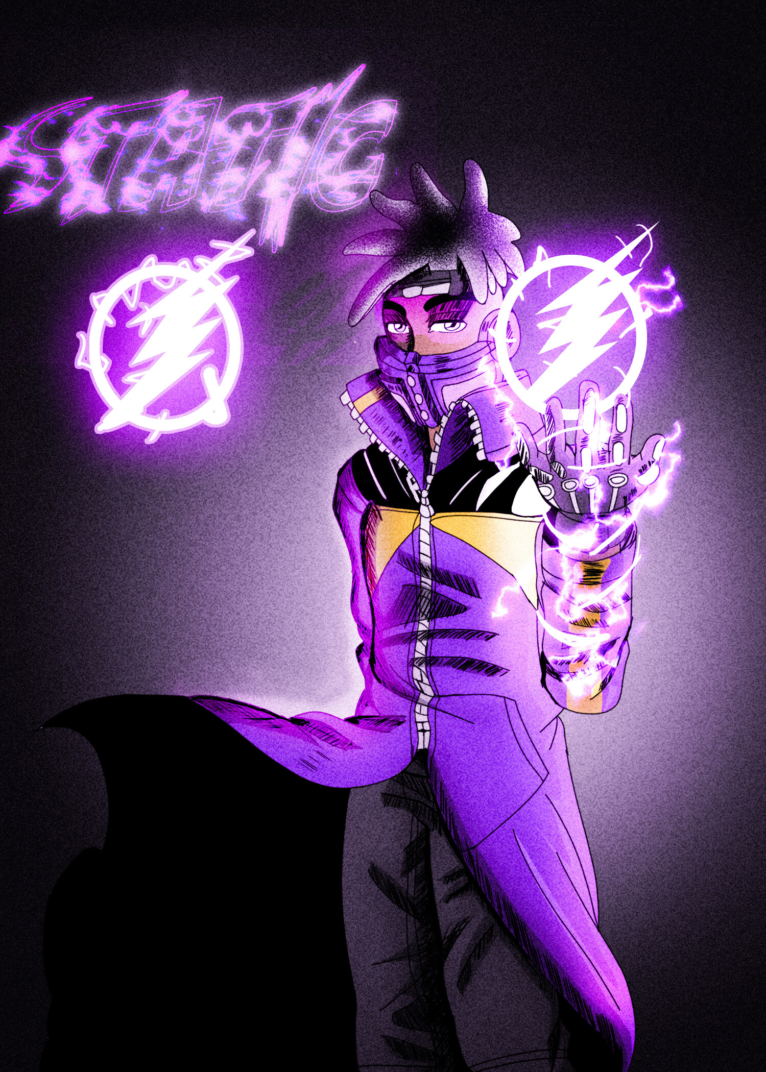 Kenjustincreations - CYBER PUNK STATIC COLOR