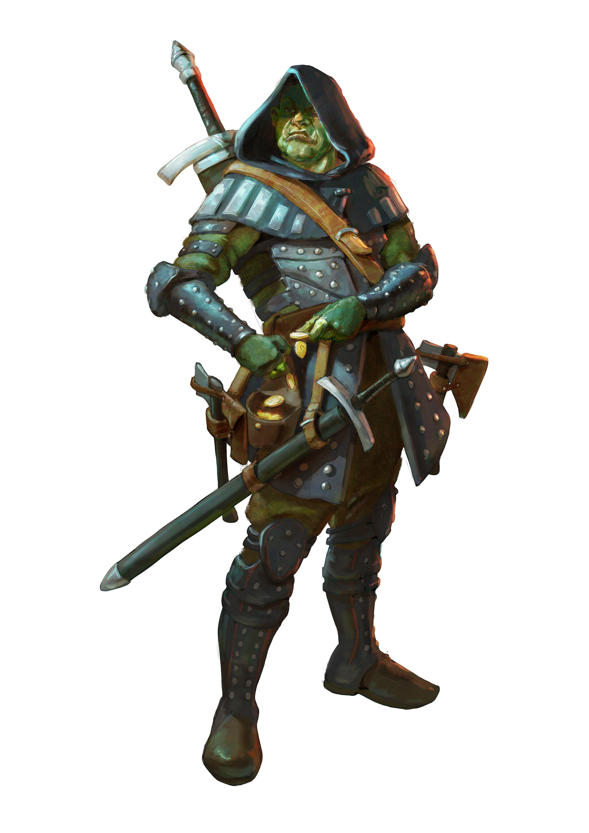 ArtStation - Half orc fighter