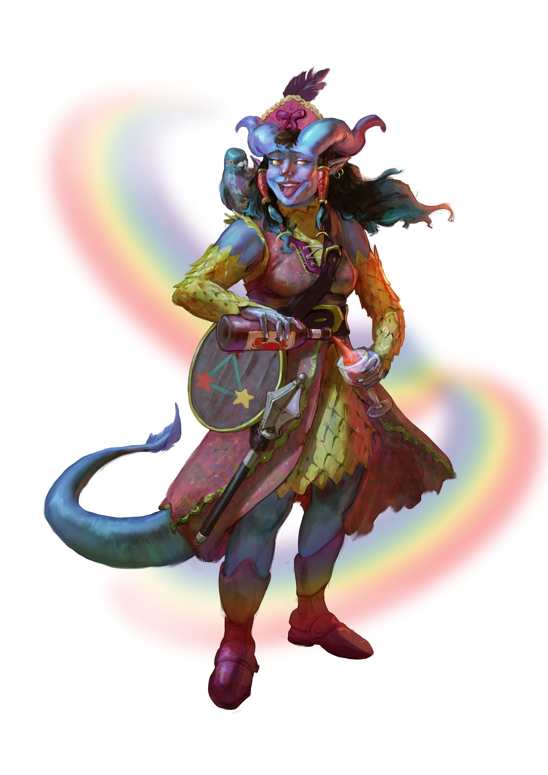 ArtStation - Tiefling cleric