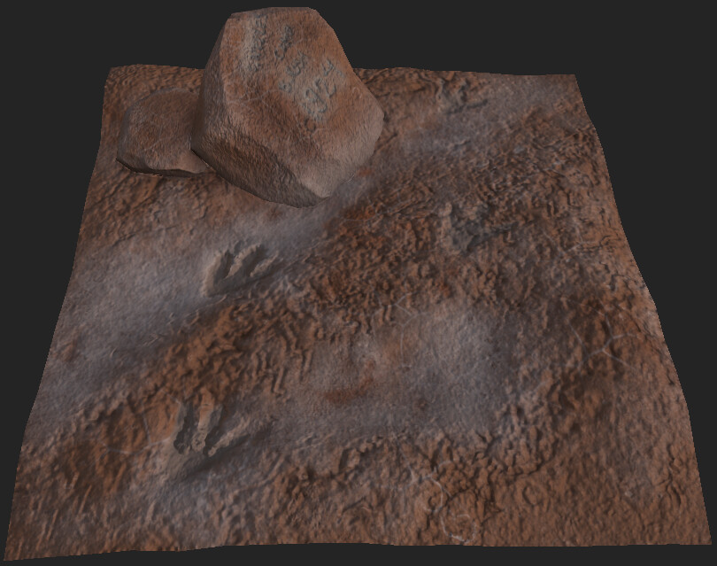 ArtStation - Dinosaur Tracks