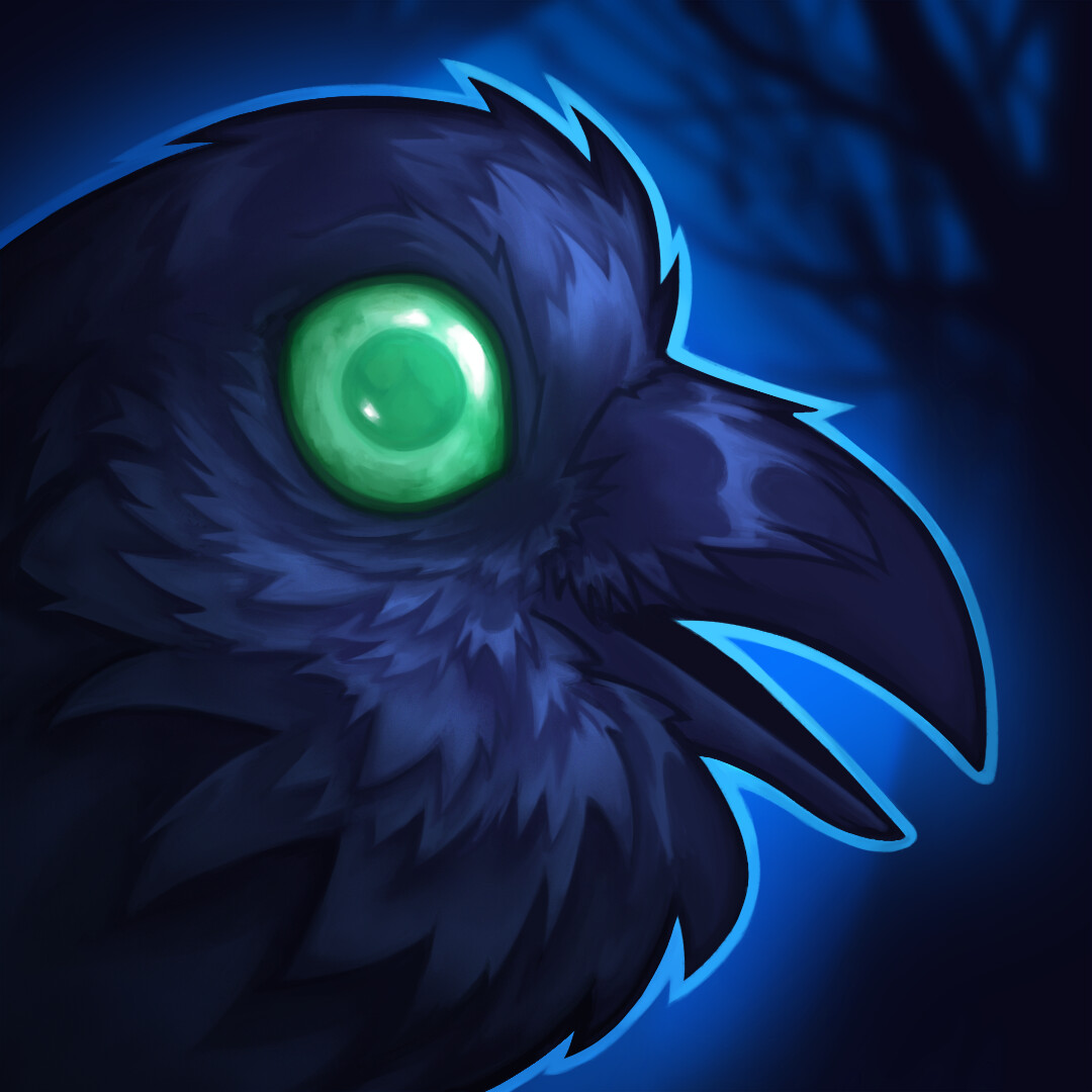 ArtStation - Jade Raven Icon