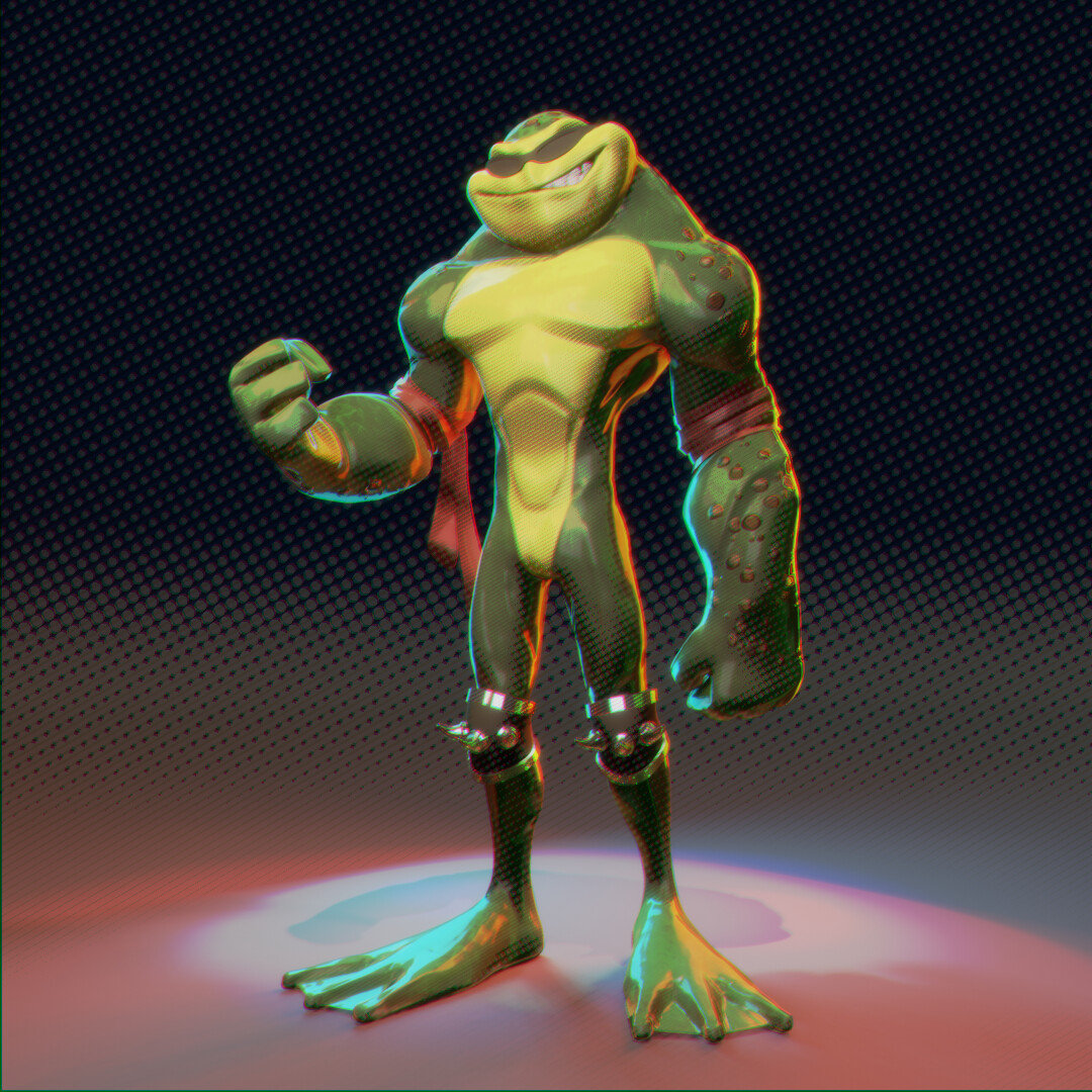 ArtStation - Rash - Battletoads