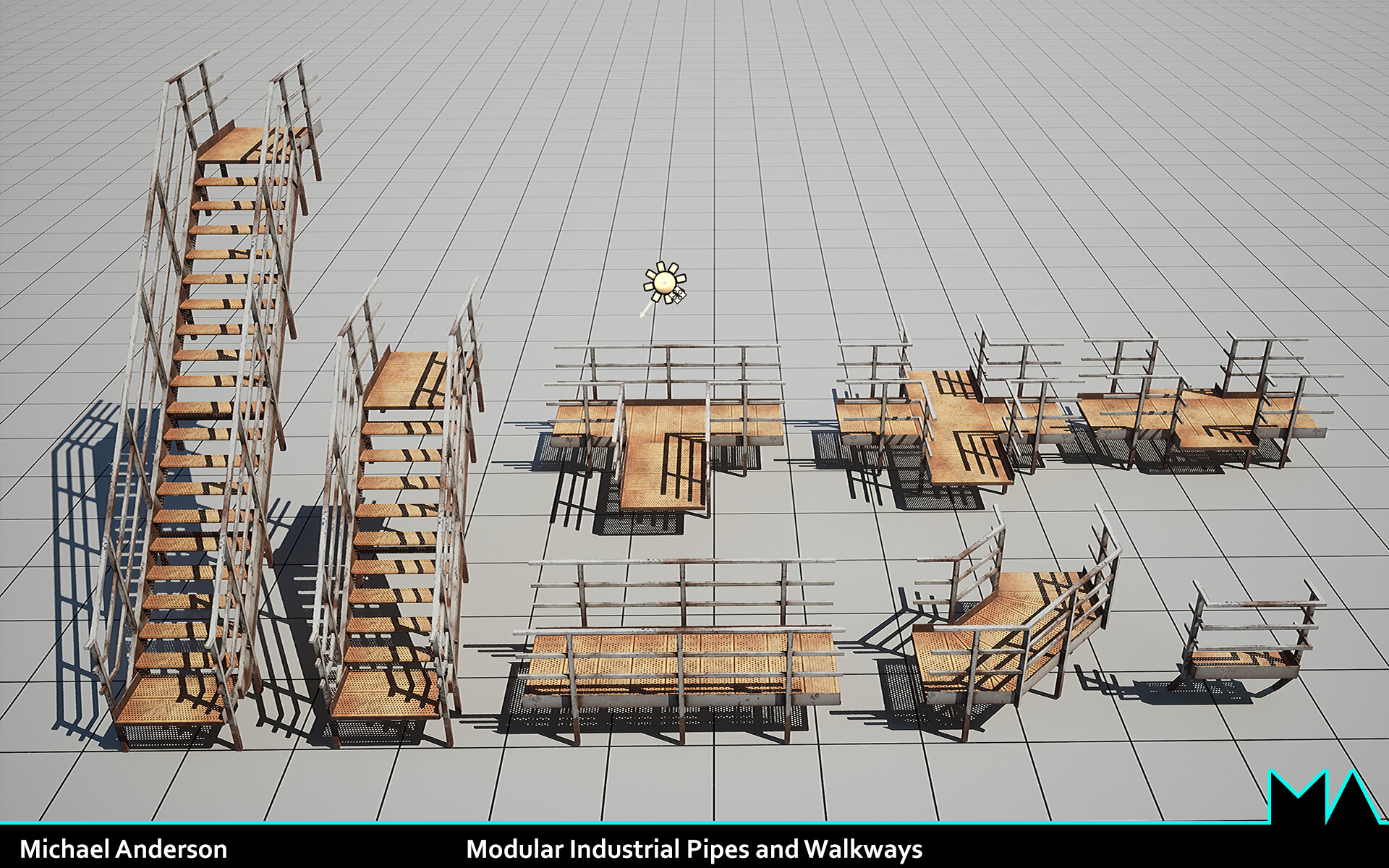 Michael Anderson - Modular Industrial Pipes and Walkways