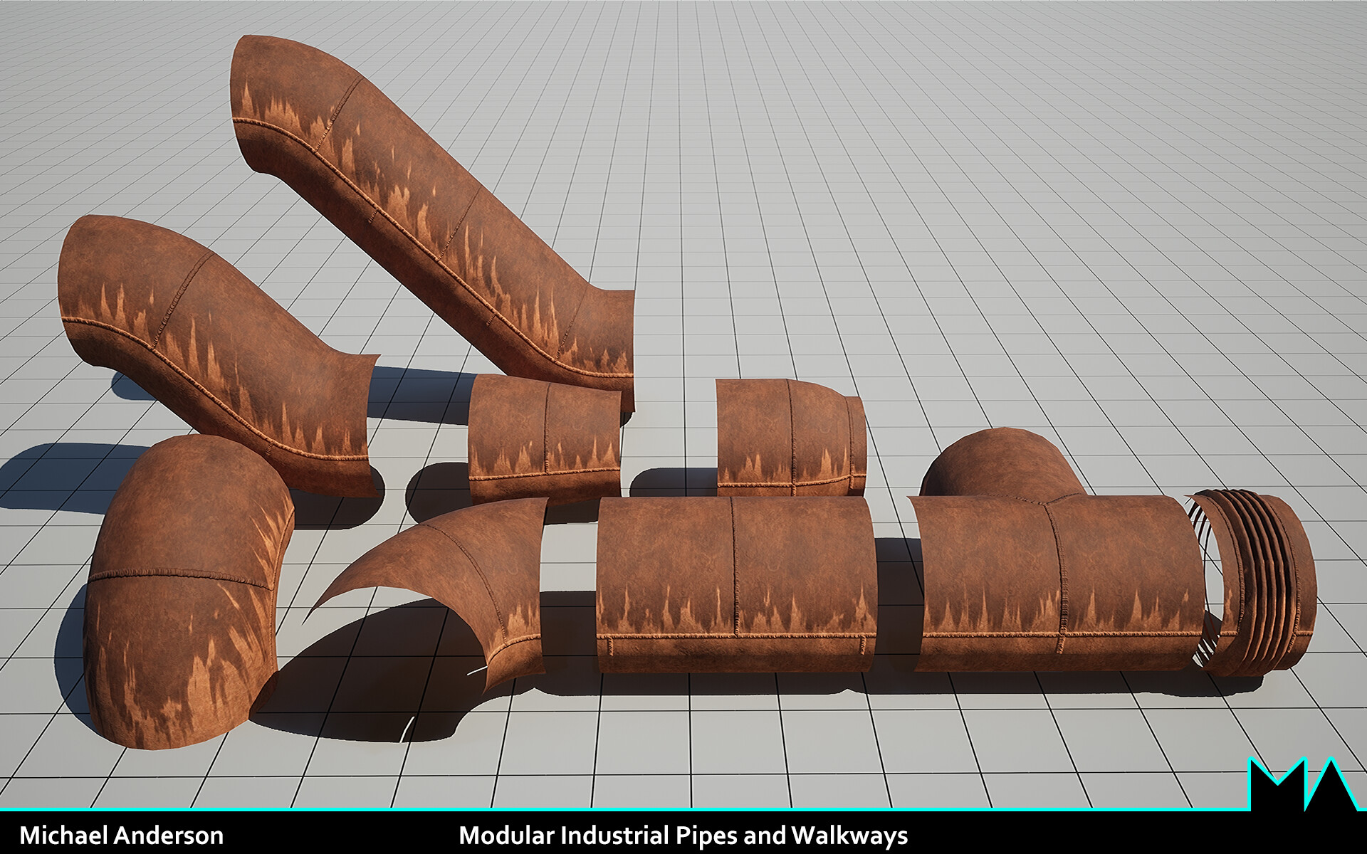 Michael Anderson - Modular Industrial Pipes and Walkways