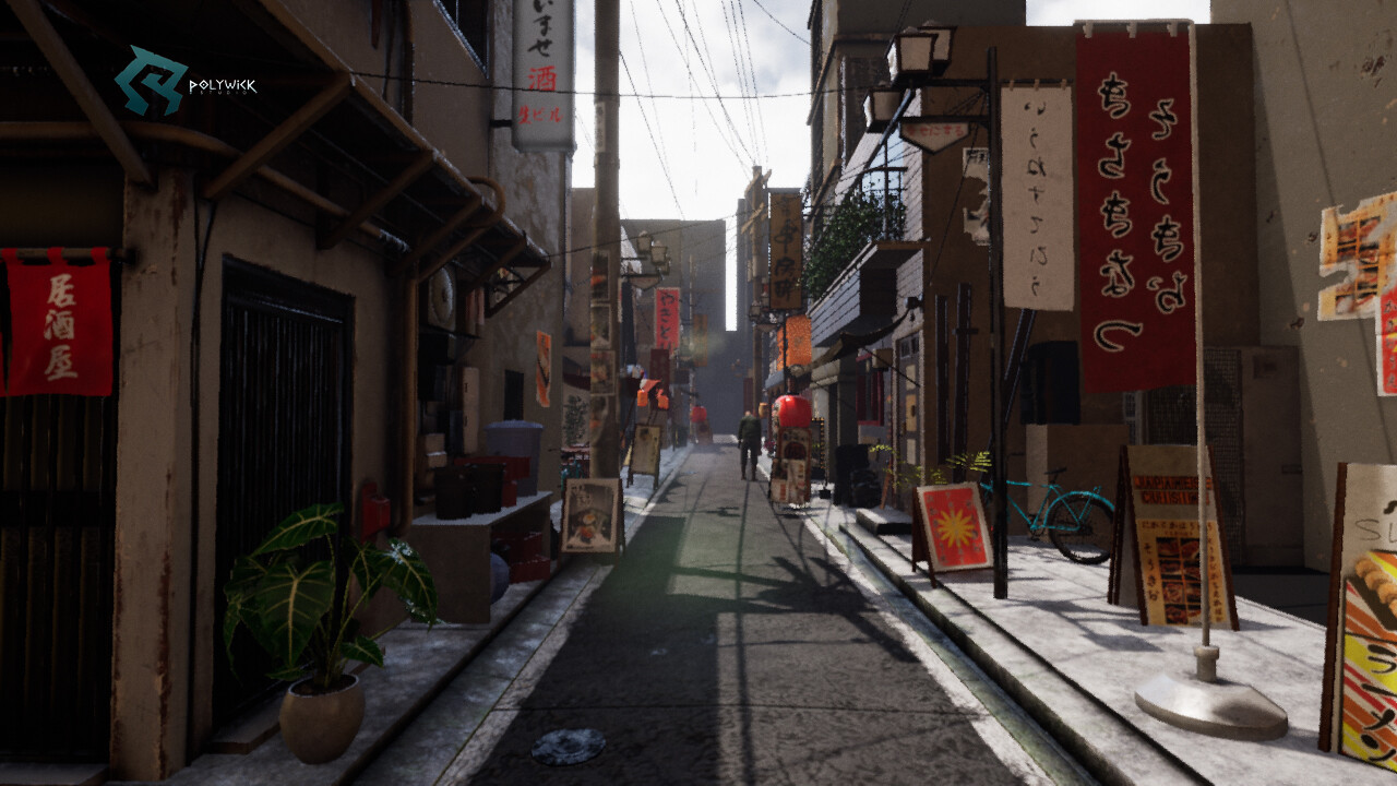 ArtStation - Japanese Alley