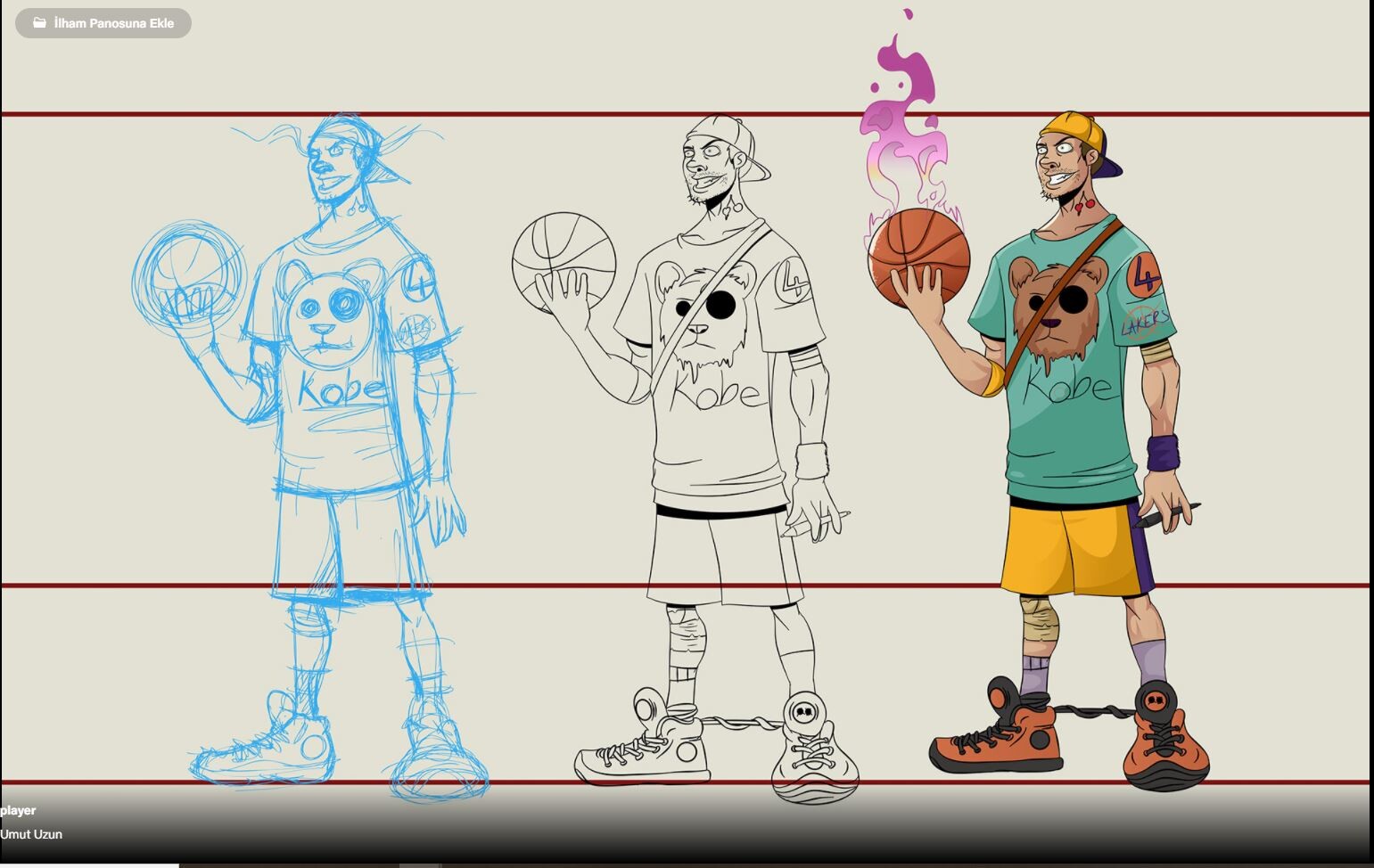 ArtStation - crazy basketball player