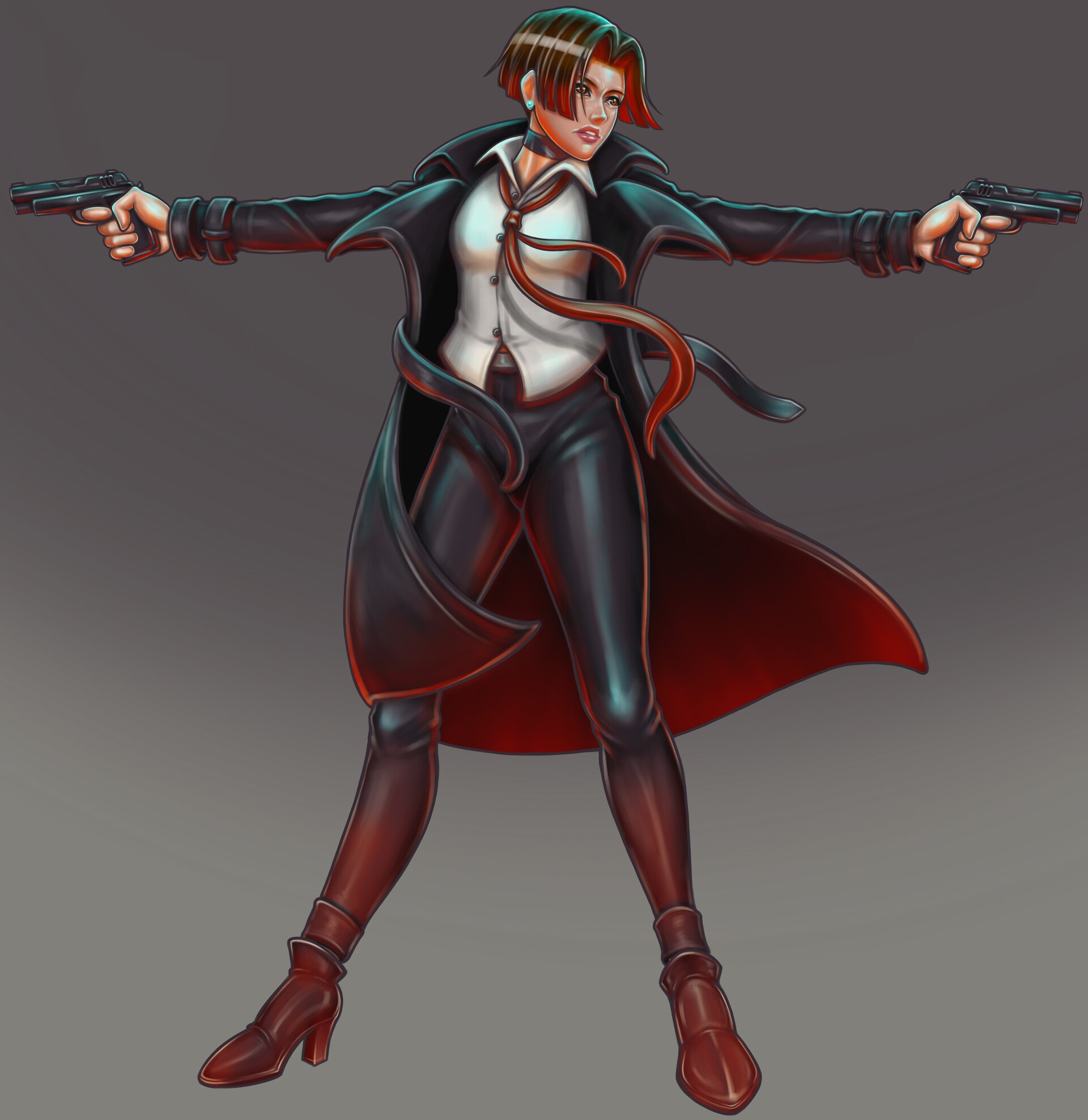 ArtStation - Original Character -- Kuroneko (Black Cat)