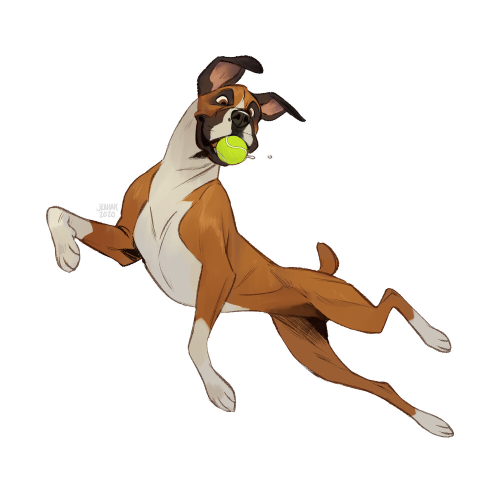 Jeniak draws - Doggust 2020 (part 1)