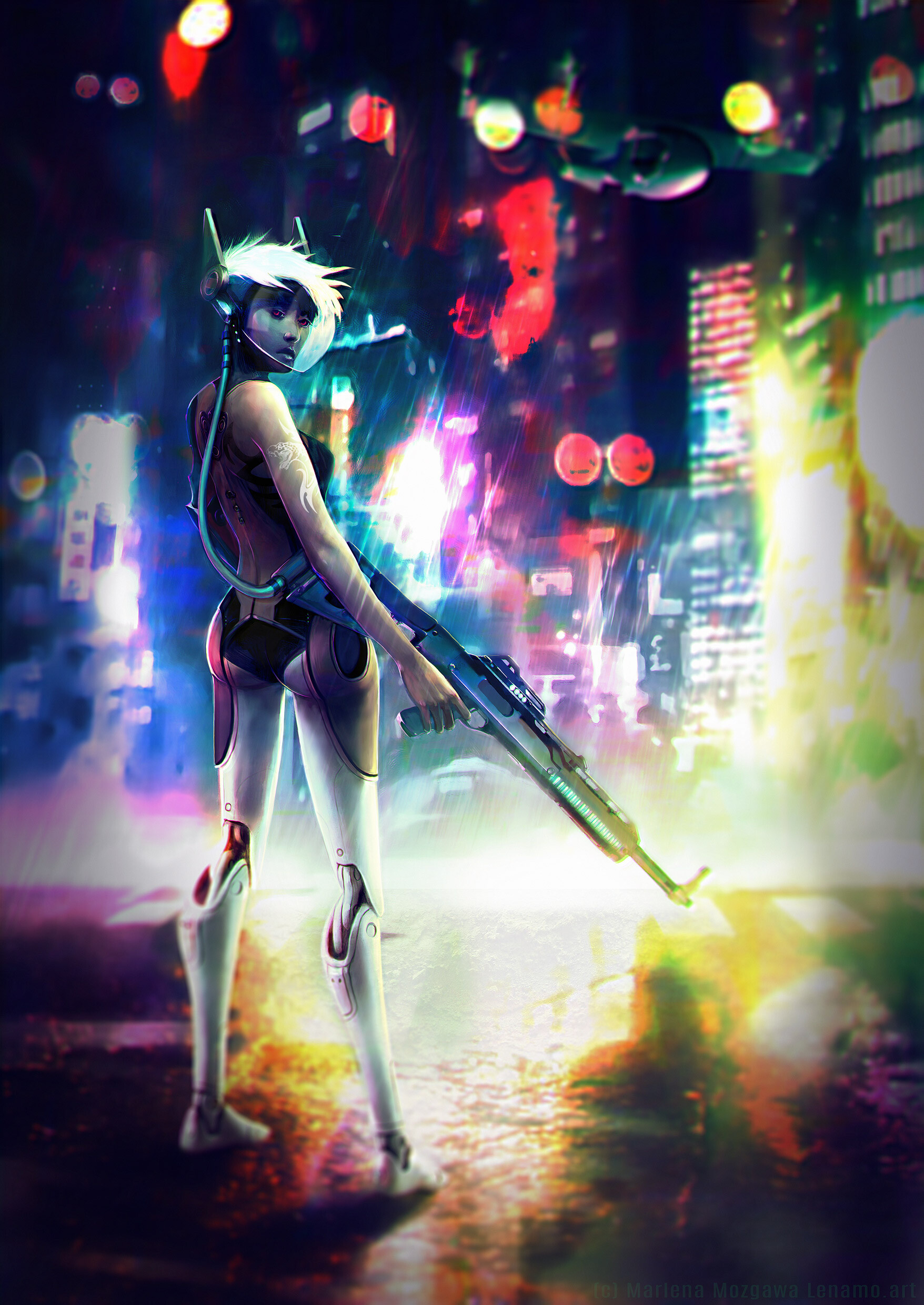 ArtStation - Cyberpunk Falkon 2019 official poster