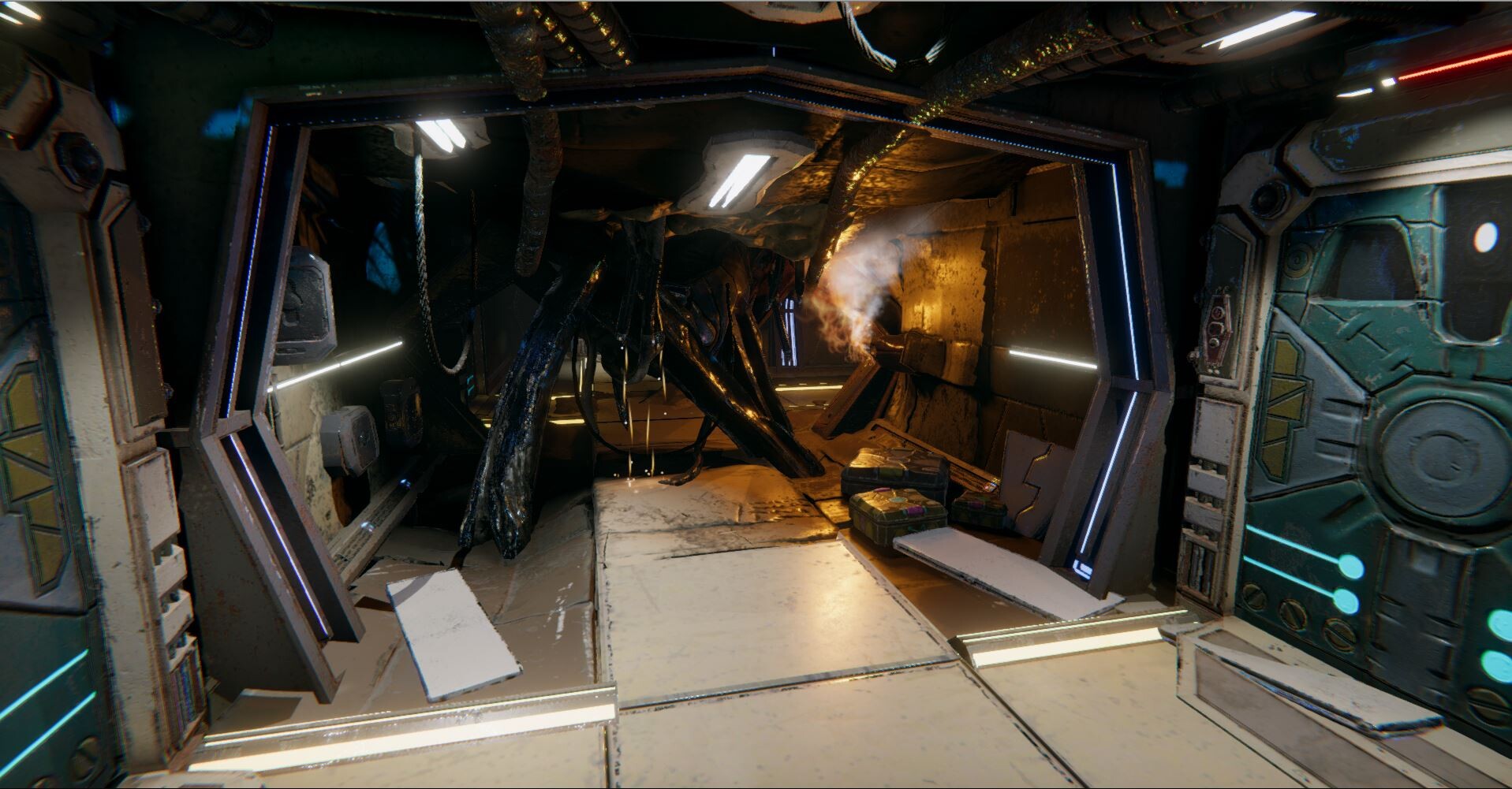 ArtStation - SpaceShip Walkway (MasterProject Update)