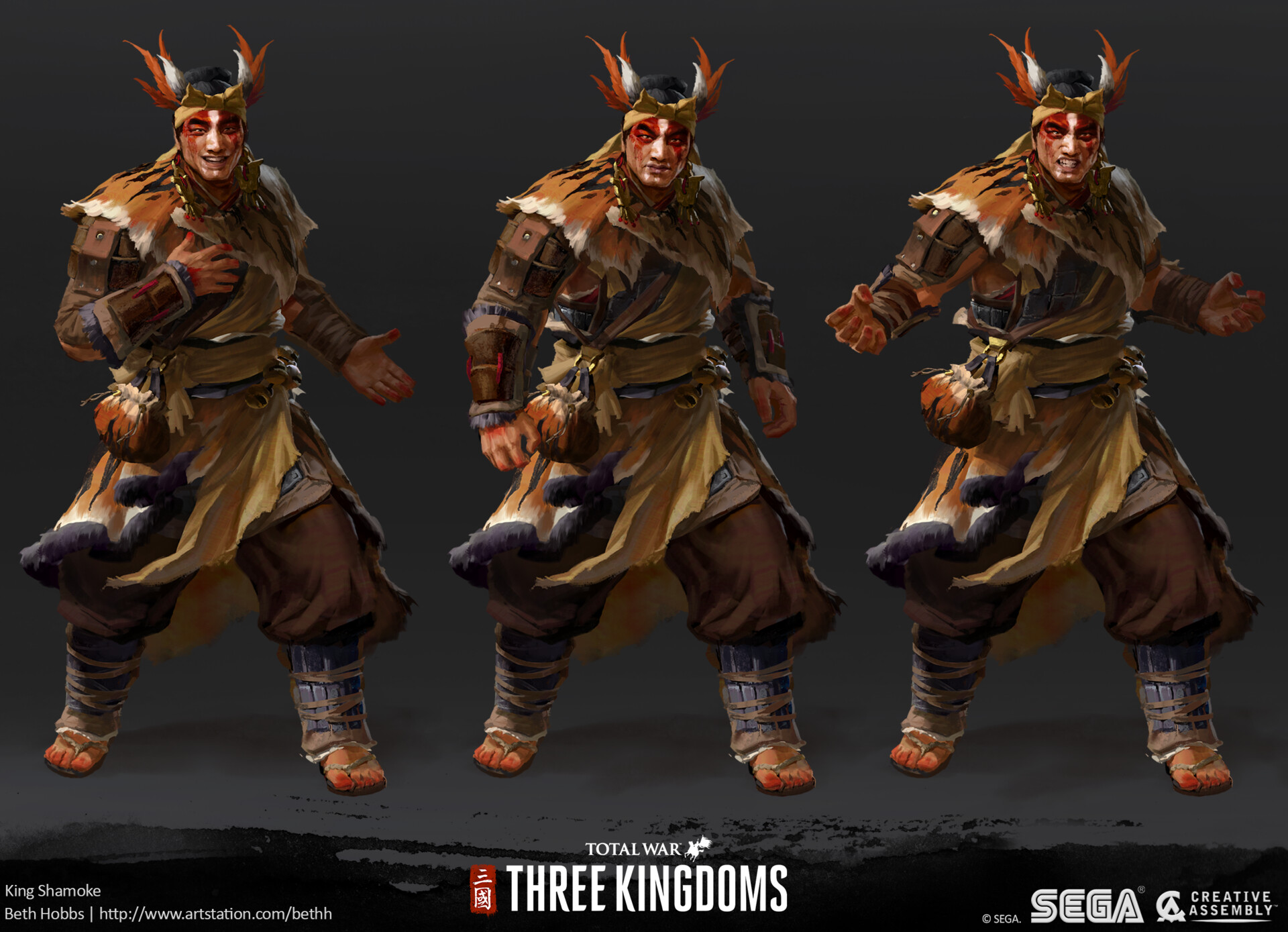 ArtStation - Total War: Three Kingdoms - King Shamoke