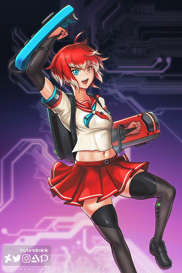 ArtStation - Switch-chan