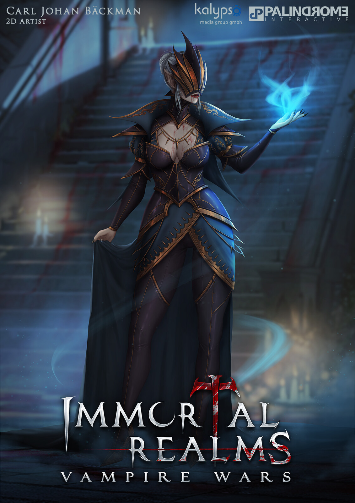 Carl Johan Bäckman - Immortal Realms: Vampire Wars Character Key Art