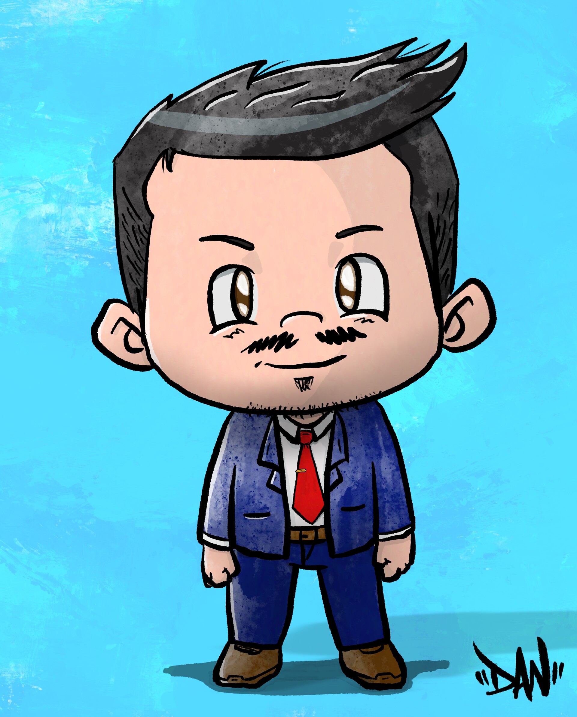 how to draw chibi tony stark