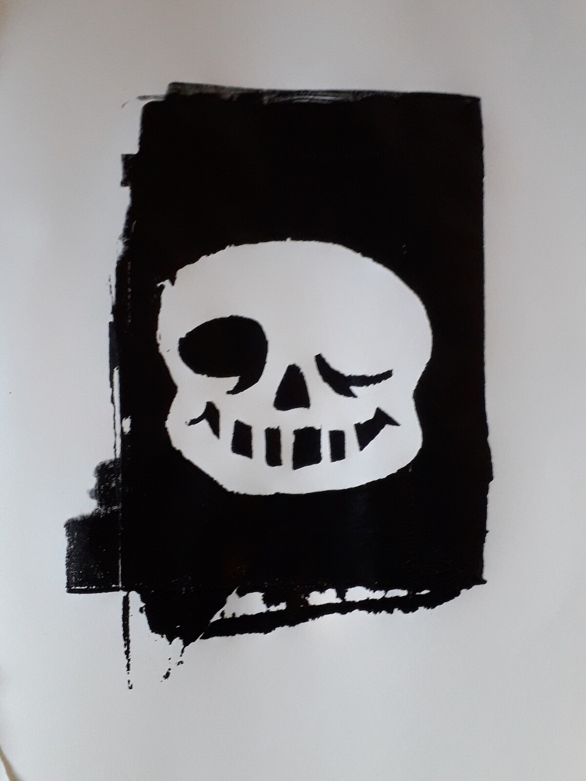 calvin klausner - sans screenprint experiment at home