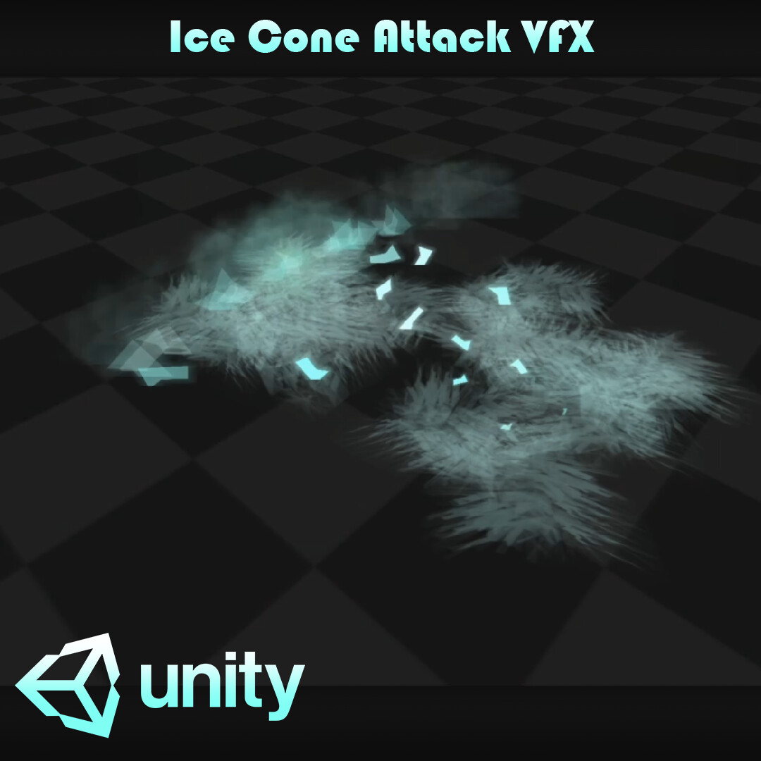 ArtStation - Ice Cone Attack VFX