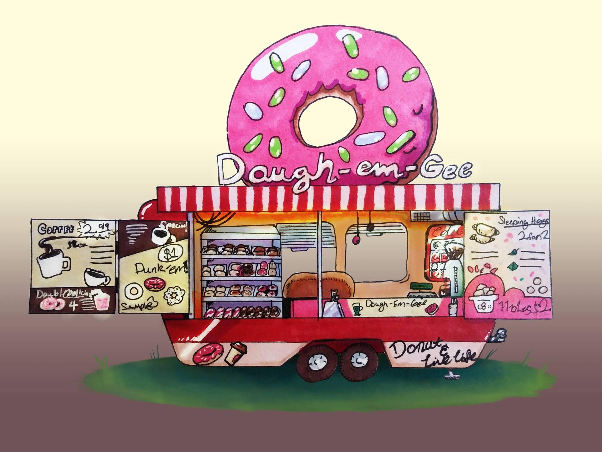ArtStation - Donut Truck